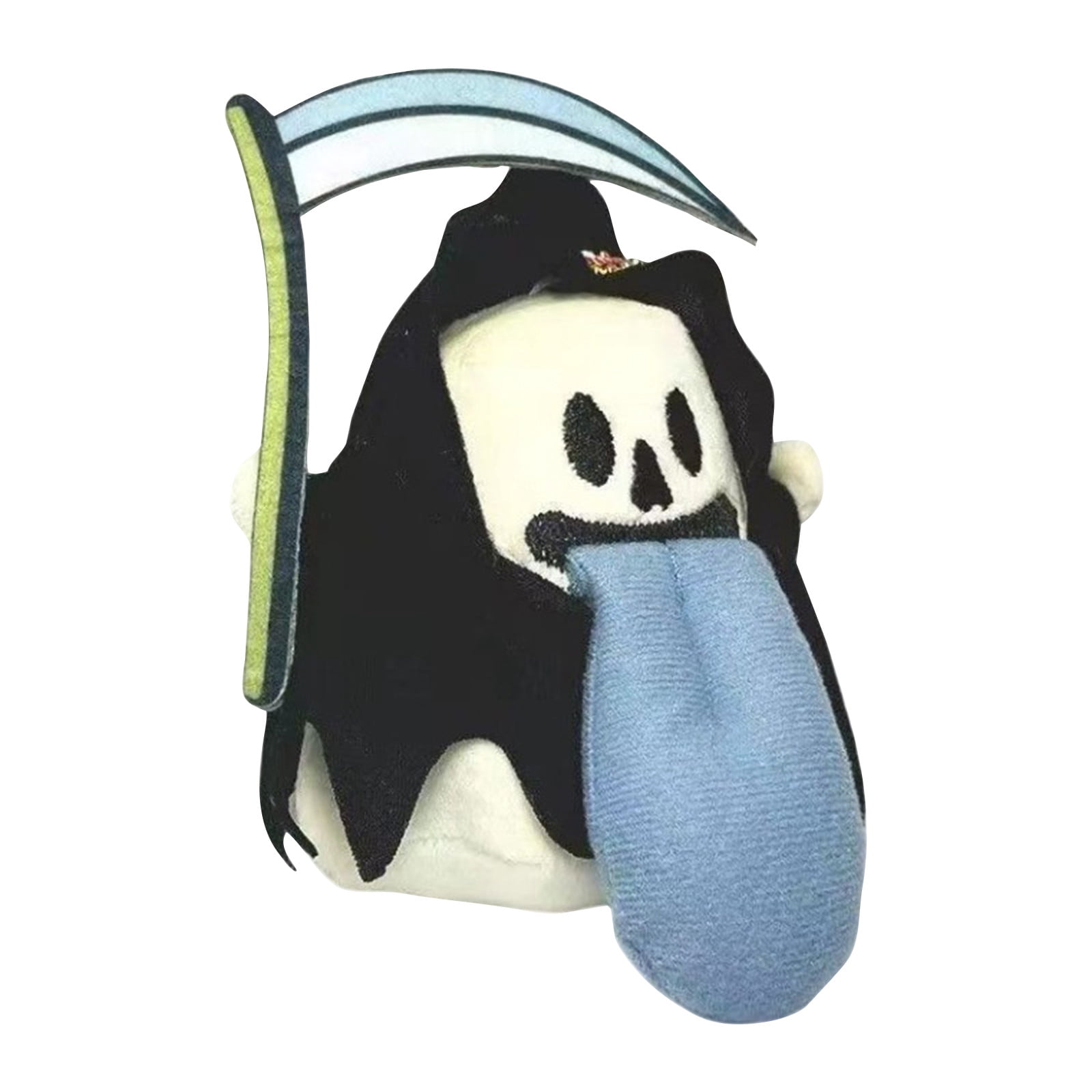 Plush Grim Reaper Toy with Mul-ticolor Tongue, Soft Cartoon Character ...
