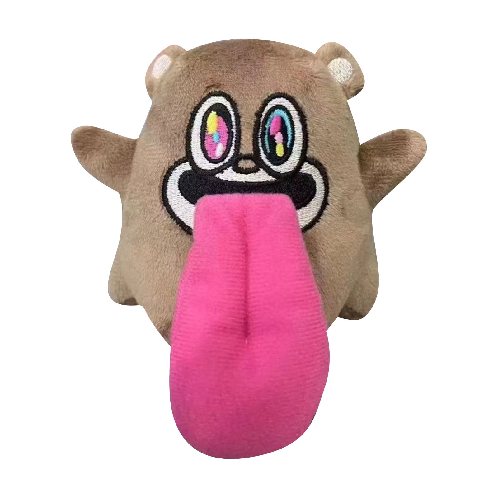 Plush Grim Reaper Toy with mul-ticolor Tongue, Soft Cartoon Character ...