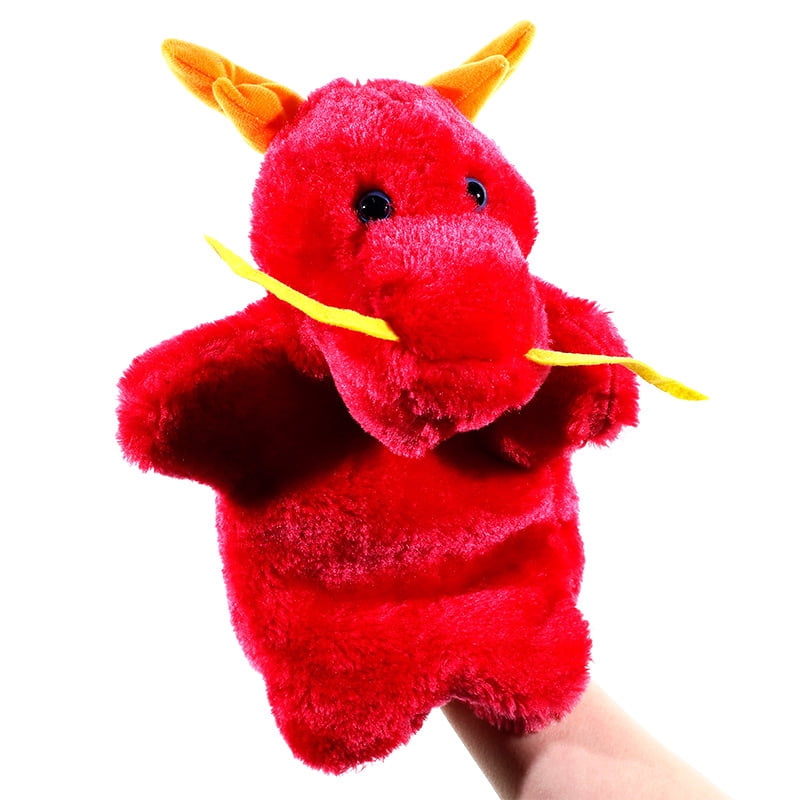 Plush Hand Puppet, Cartoon Cute Animal Plush Hand Puppet Interactive ...