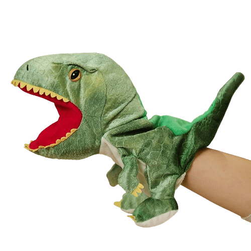 Plush Hand Puppet, Cute Dinosaur Toy, Kid's Gift Hand Puppet for ...