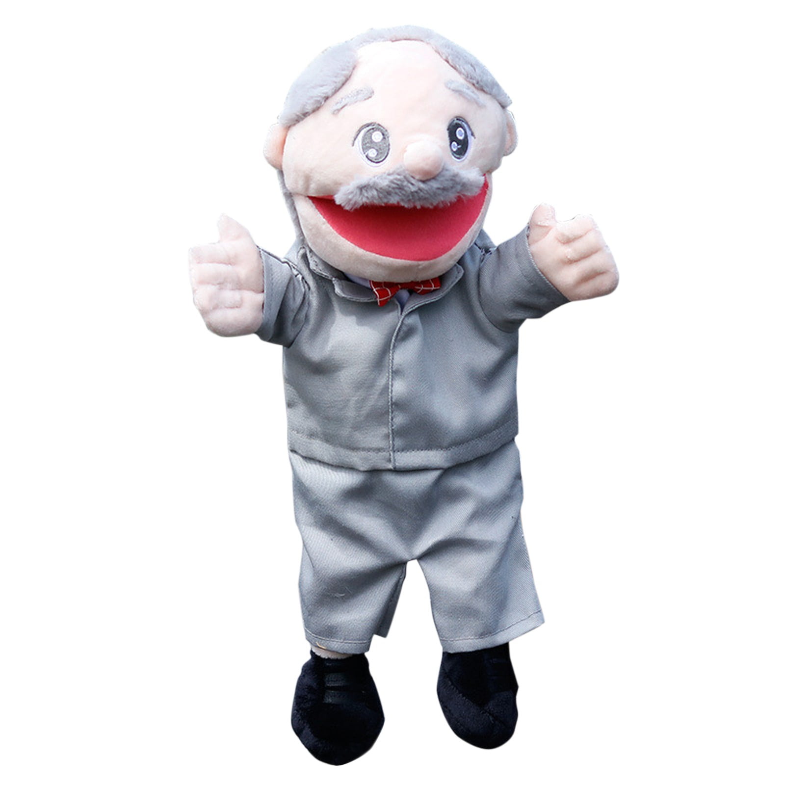 Plush Hand Puppet Toy for Children Role Play, Open Mouth Character ...
