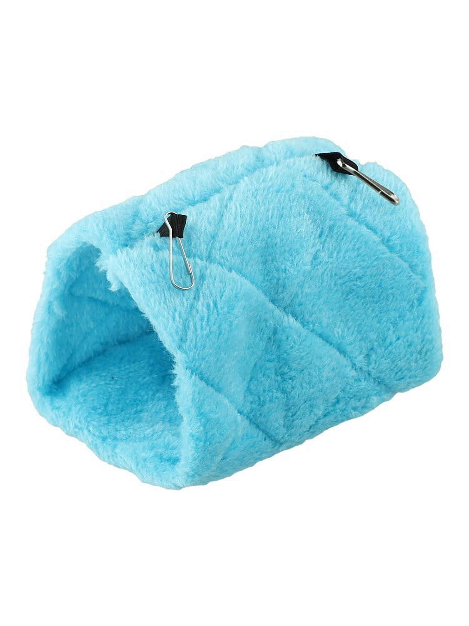 Plush Hanging Bird Nest Hut Tent Cave for Small Parrot Cage, Cozy ...