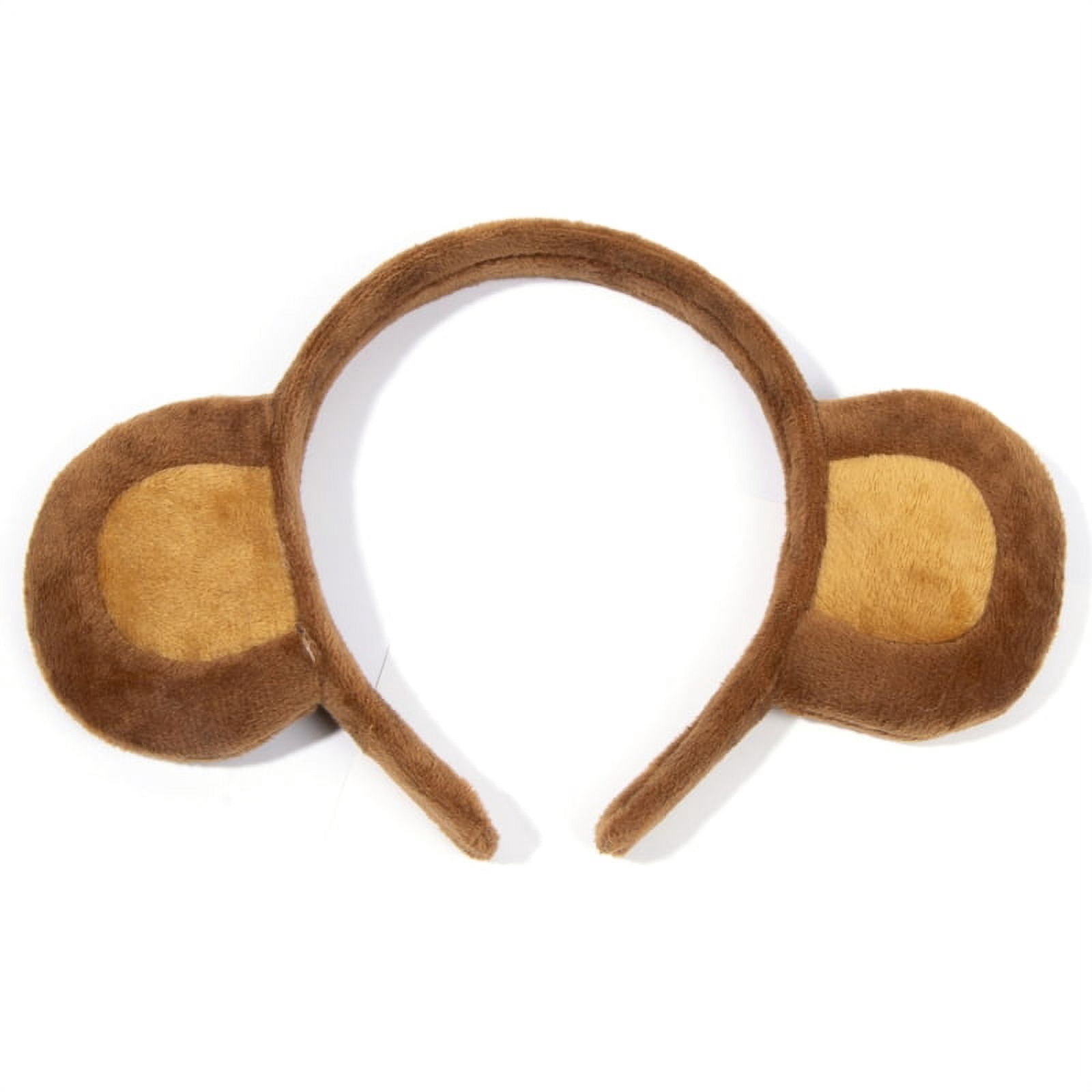 Plush Headband Monkey Ears Hair Hoop Cartoon Banana Performance ...