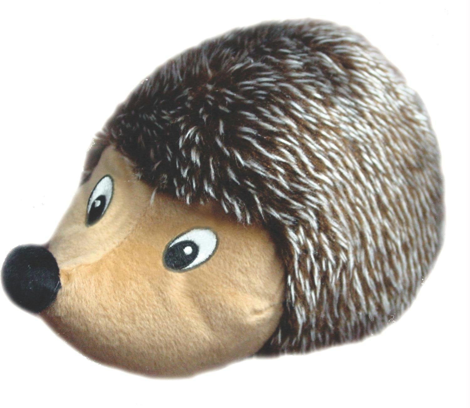 Plush Hedgehog Dog Chew Toy Size: Small (4" H x 4.5" W x 8" D ...