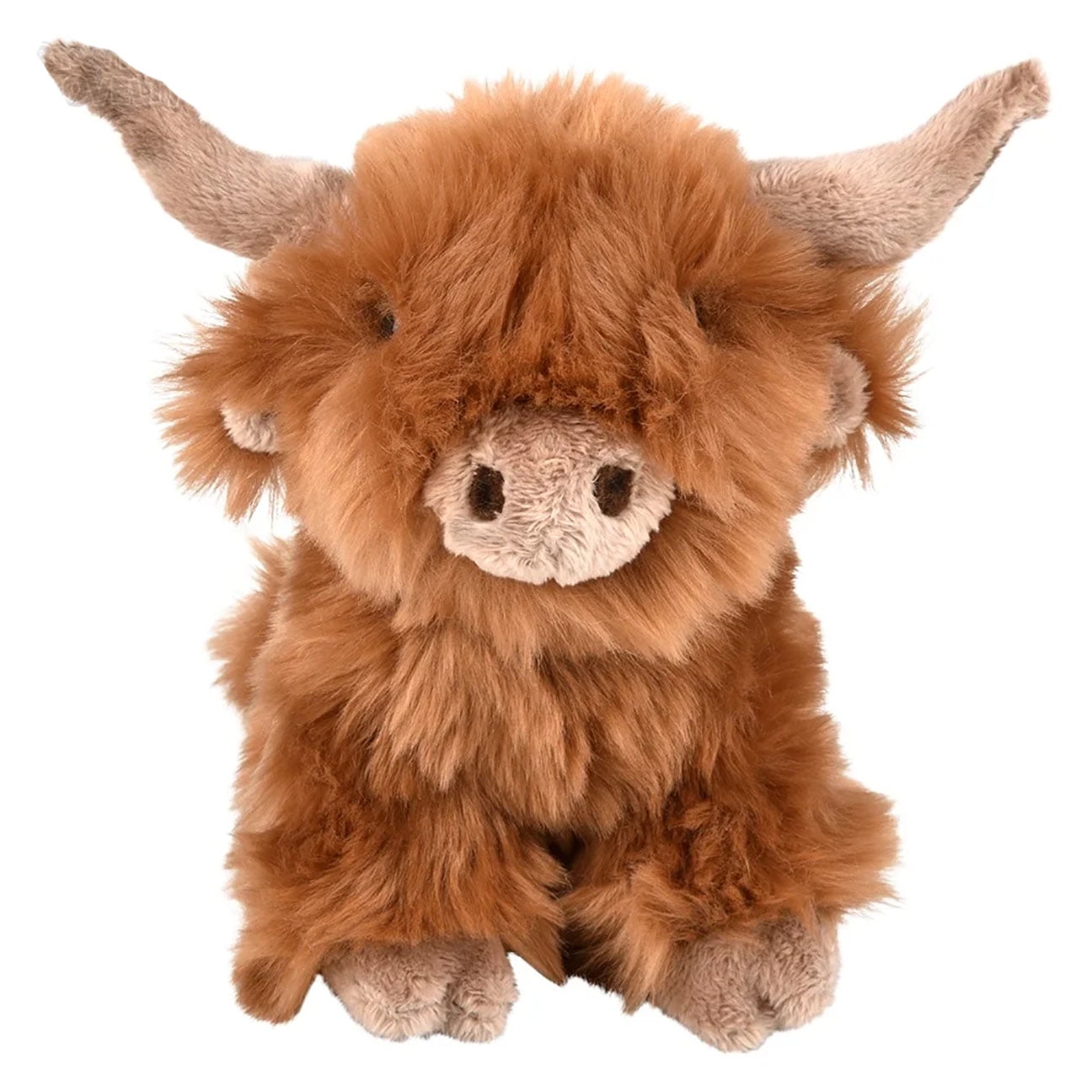 Plush Highland Cow - Heirloom Soft Hairy Cow Stuffed Animal - Cute ...