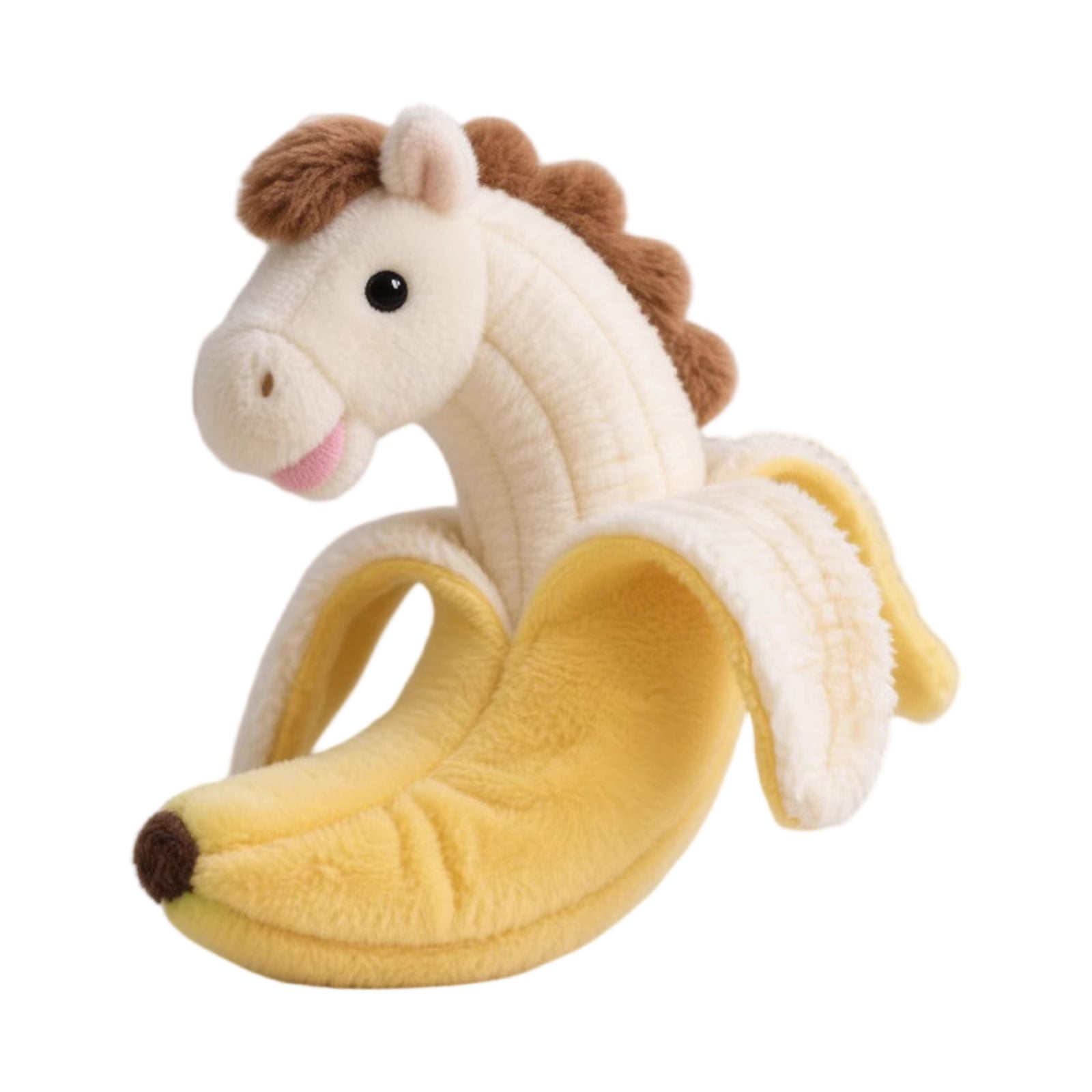 Plush Horse Banana Toy, Soft Stuffed Animal for Kids and Adults, Cute ...