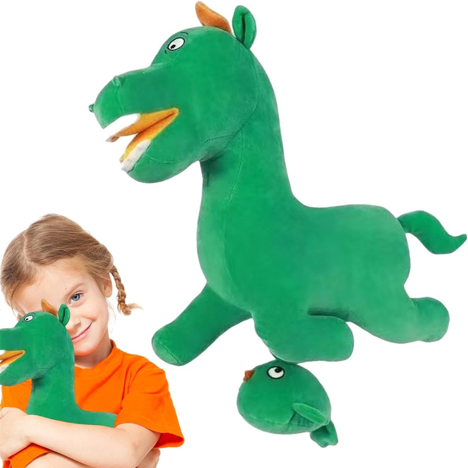 Plush Horse Toys Funny Horse Plush Toys |Plush Toys With Green Horses ...