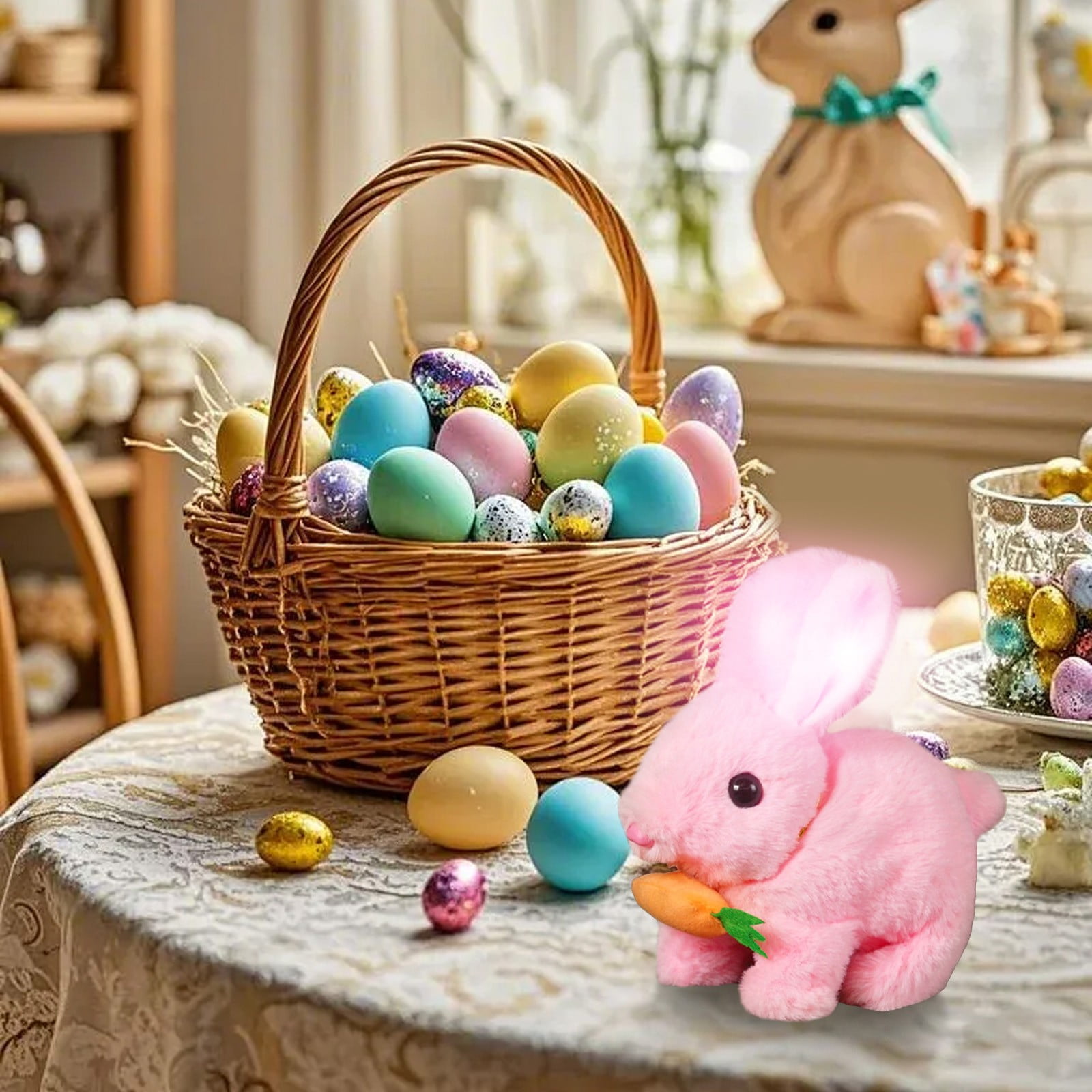 Plush Interactive Realistic Bunny Robot, Realistic Bunny Toy ...