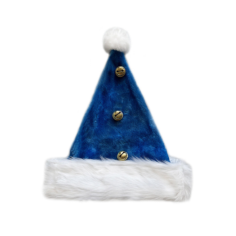 Plush Jingle Bell Christmas Hats - Festive Family Party Decor for ...