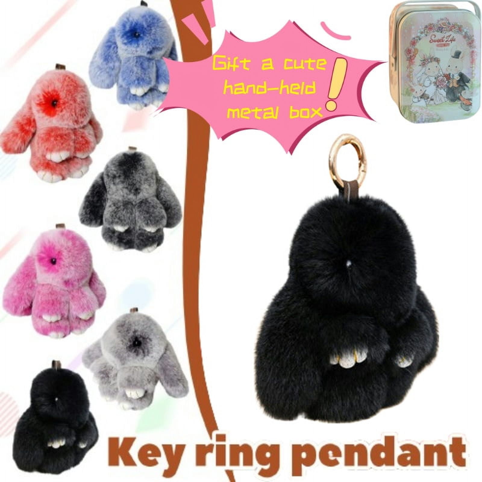 Plush Keychain with Tin, Lulu Bunnylulu Keychain, a Handmade Soft Toy ...