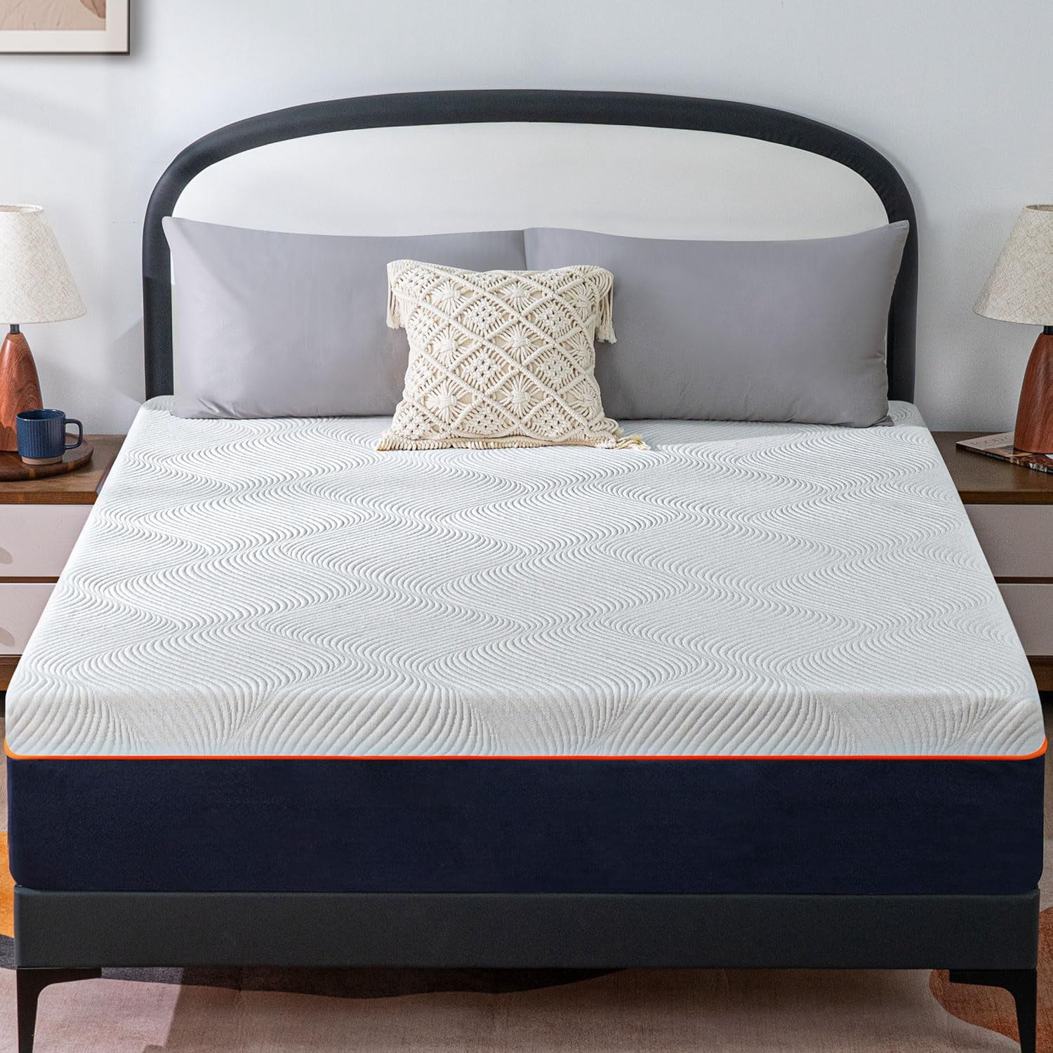 Plush King Mattress 10 Inch Soft Memory Foam Mattress, Bed in a Box ...
