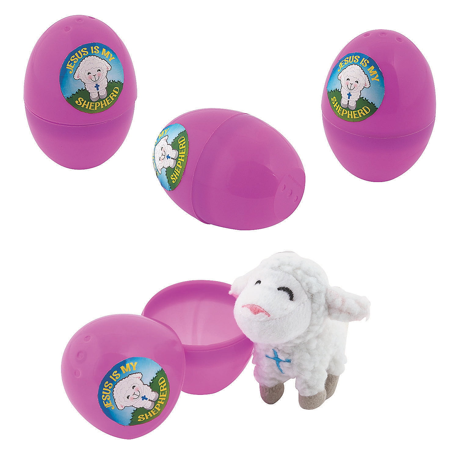 Plush Lamb Filled Egg - Party Favors - 12 Pieces - Walmart.com