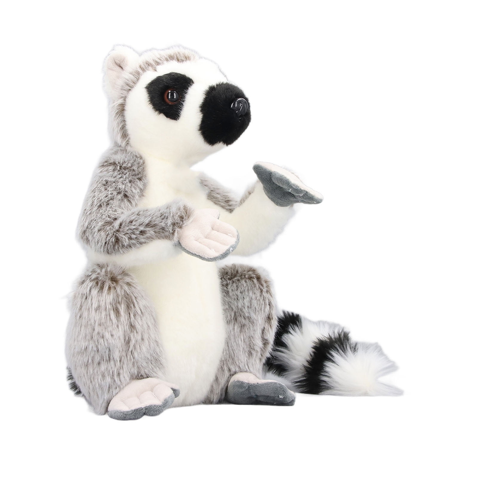 Plush Lemur Toy Soothe Hook And Loop Lovely Stuffed Plush Lemur Toy for ...