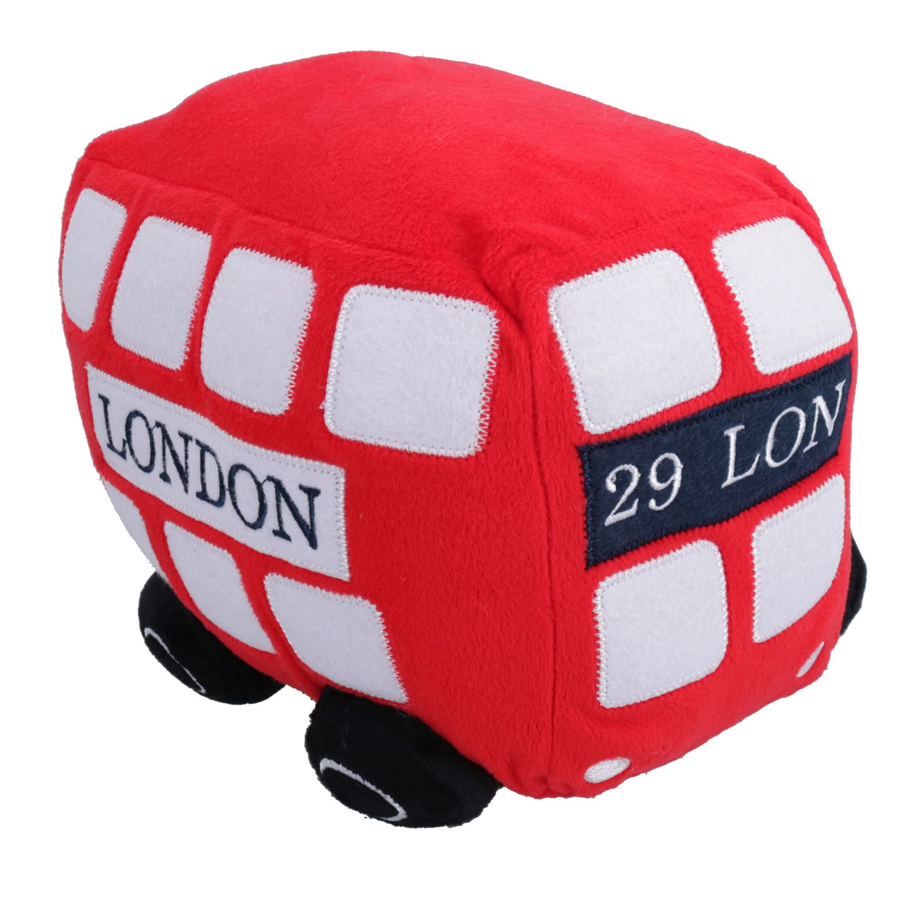 Plush London Bus Dog Toy Dog Puppy Play Toy With Squeak Gift 16x21cm ...
