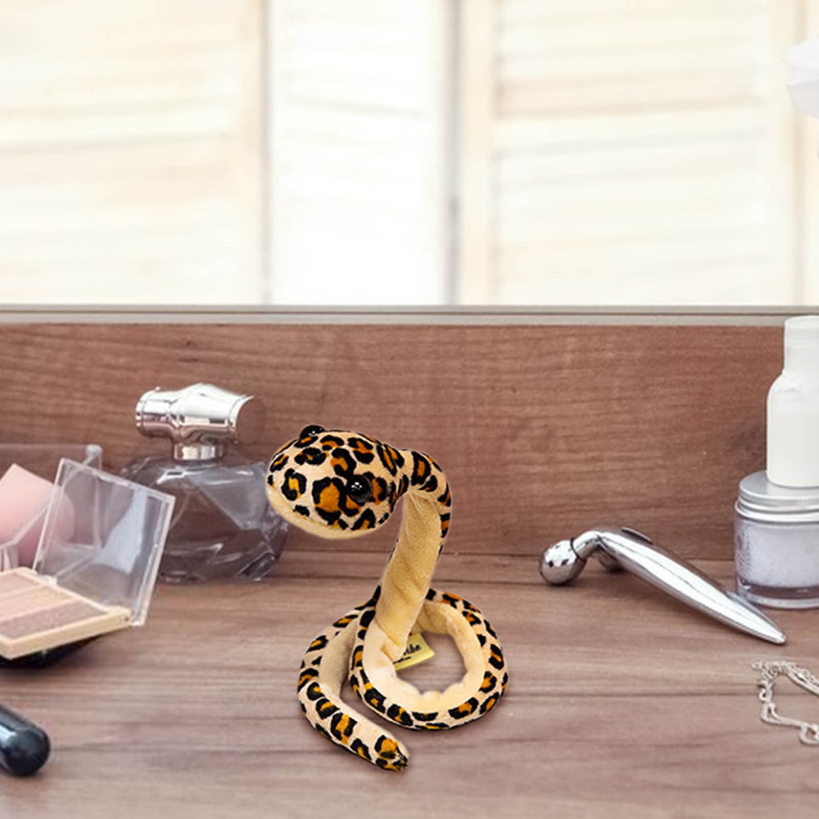 Plush Long Soft Snake Dolls,Leopard Print Snake Doll,Cute Stuffed ...