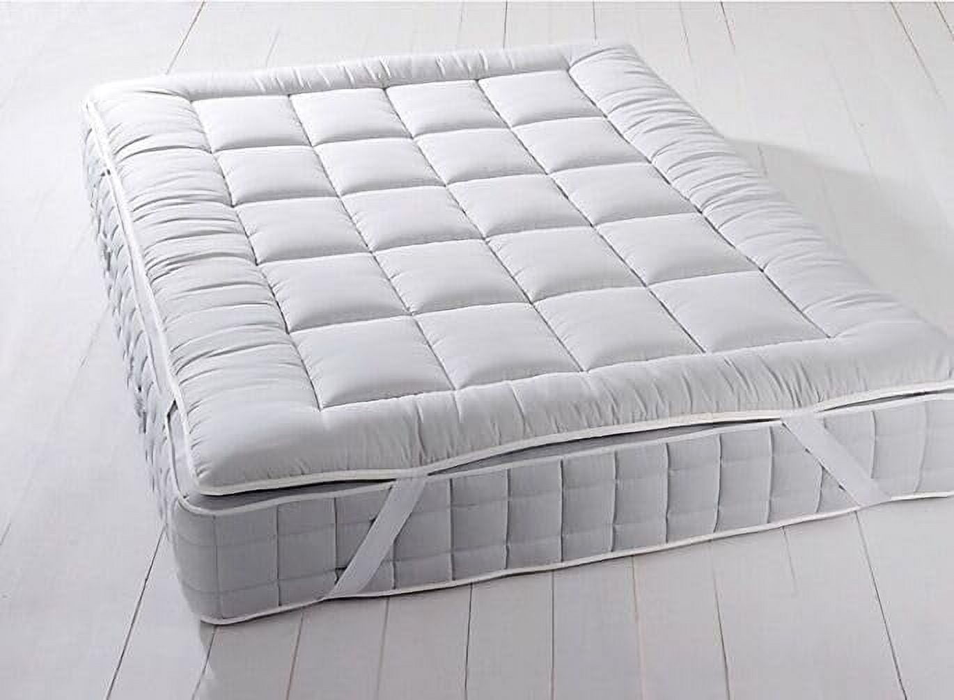 Plush Mattress Topper, Split King, Consist of 2 Twin XL Toppers for ...
