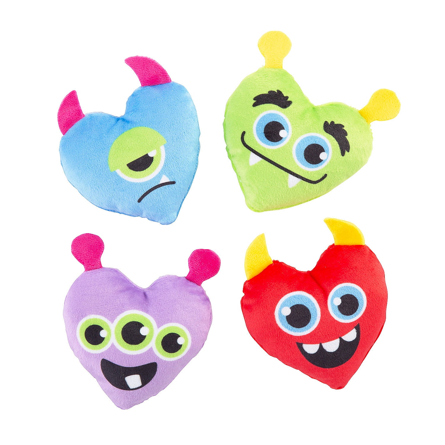 Plush Monster Heart Assortment - 12 Pc. - Walmart.com