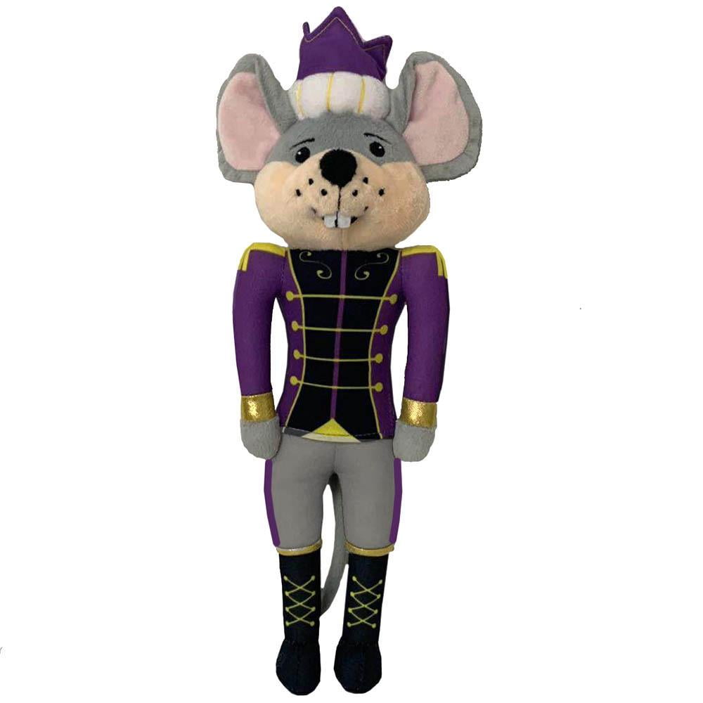 Plush Mouse King Doll with Royal Purple Jacket and traditional Crown 12 ...