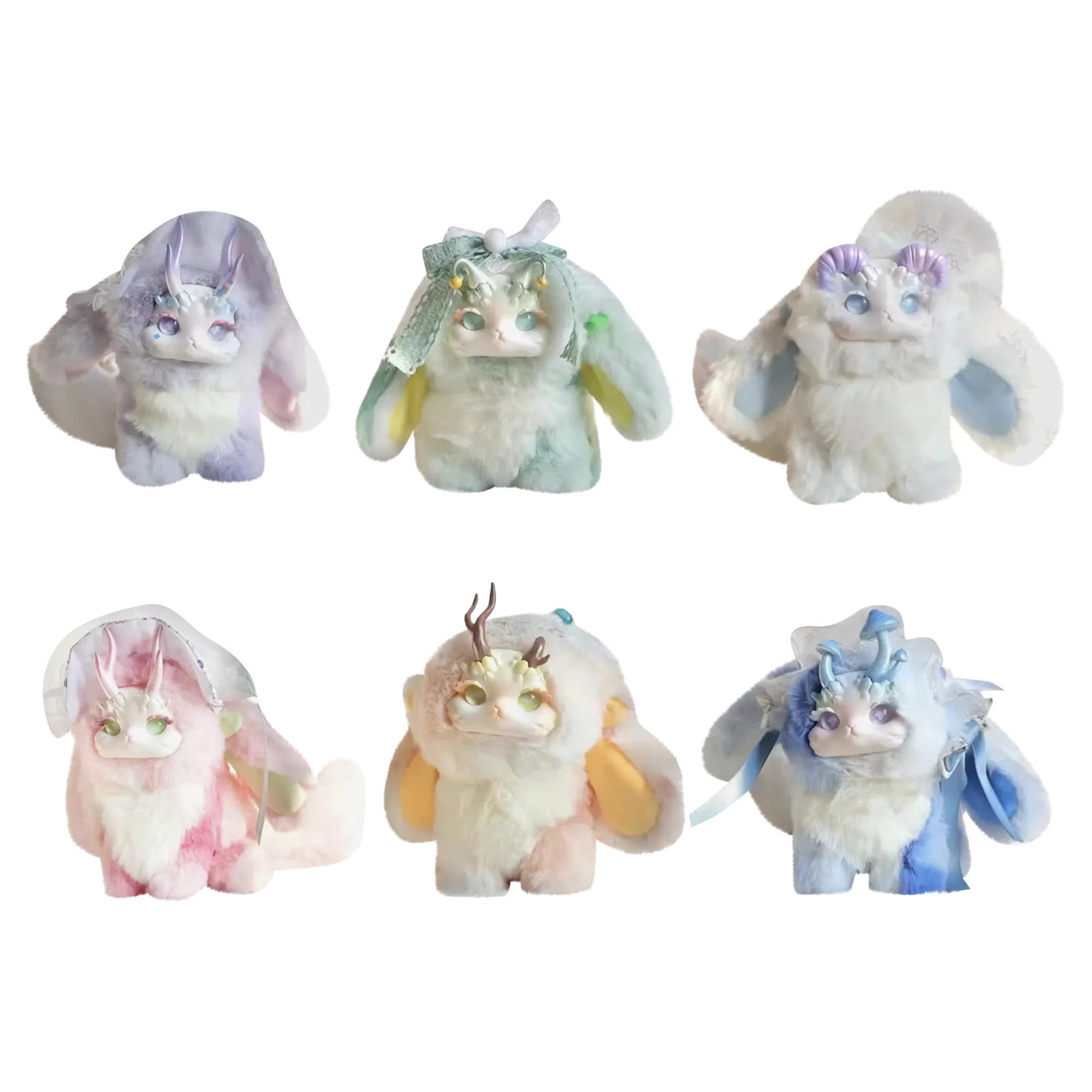 Plush Mystery Blind Box Toy 1 Piece 6 Random Styles Collectible Gift ...