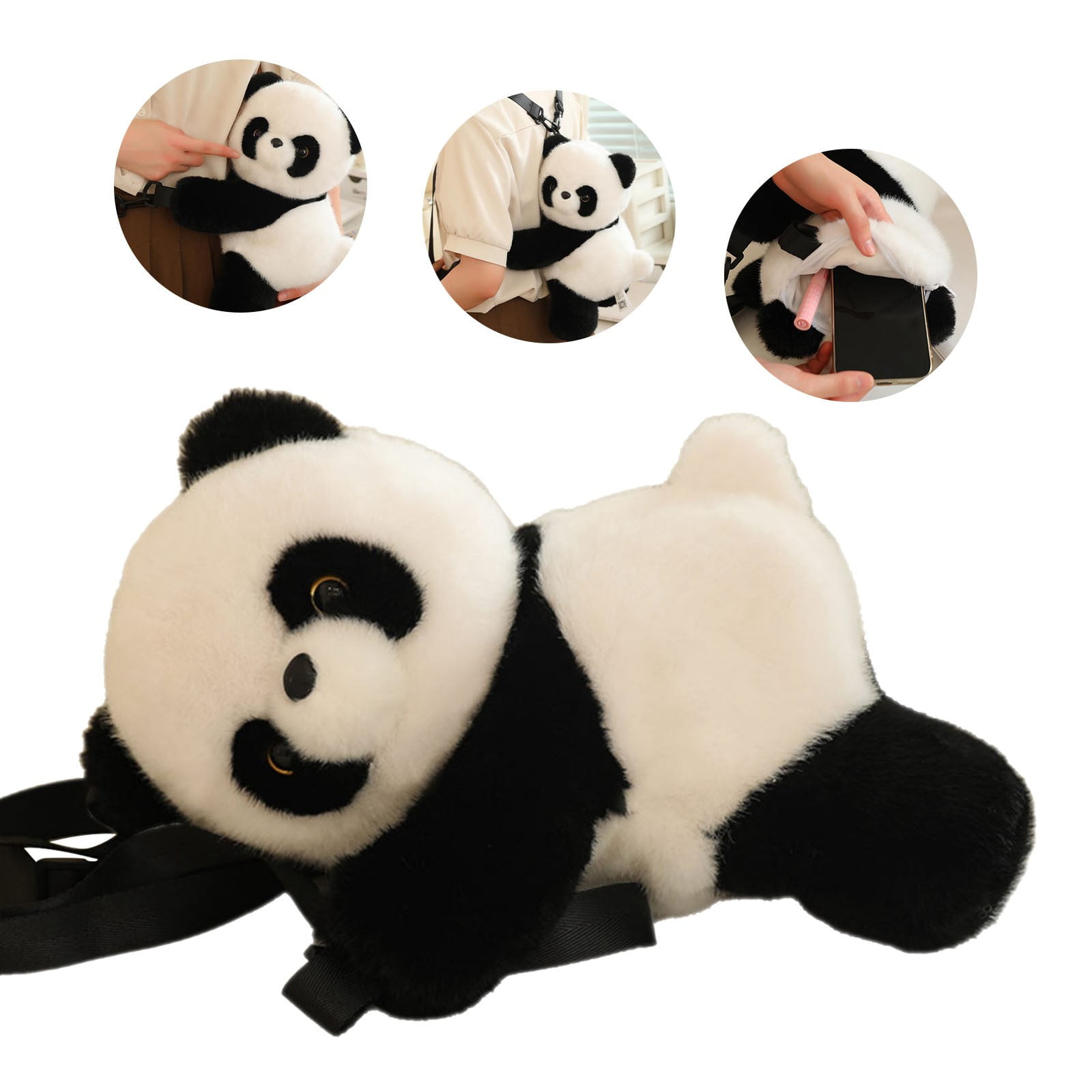 Plush Panda Backpack, Panda Stuffed Animals Plush, Soft Stuffed ...