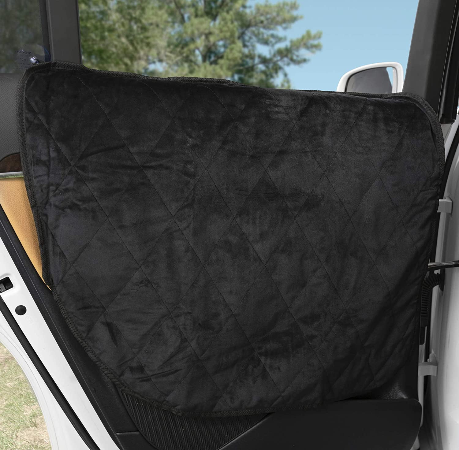 Plush Paws Products Velvet Car Door Protector | Washable & Waterproof ...