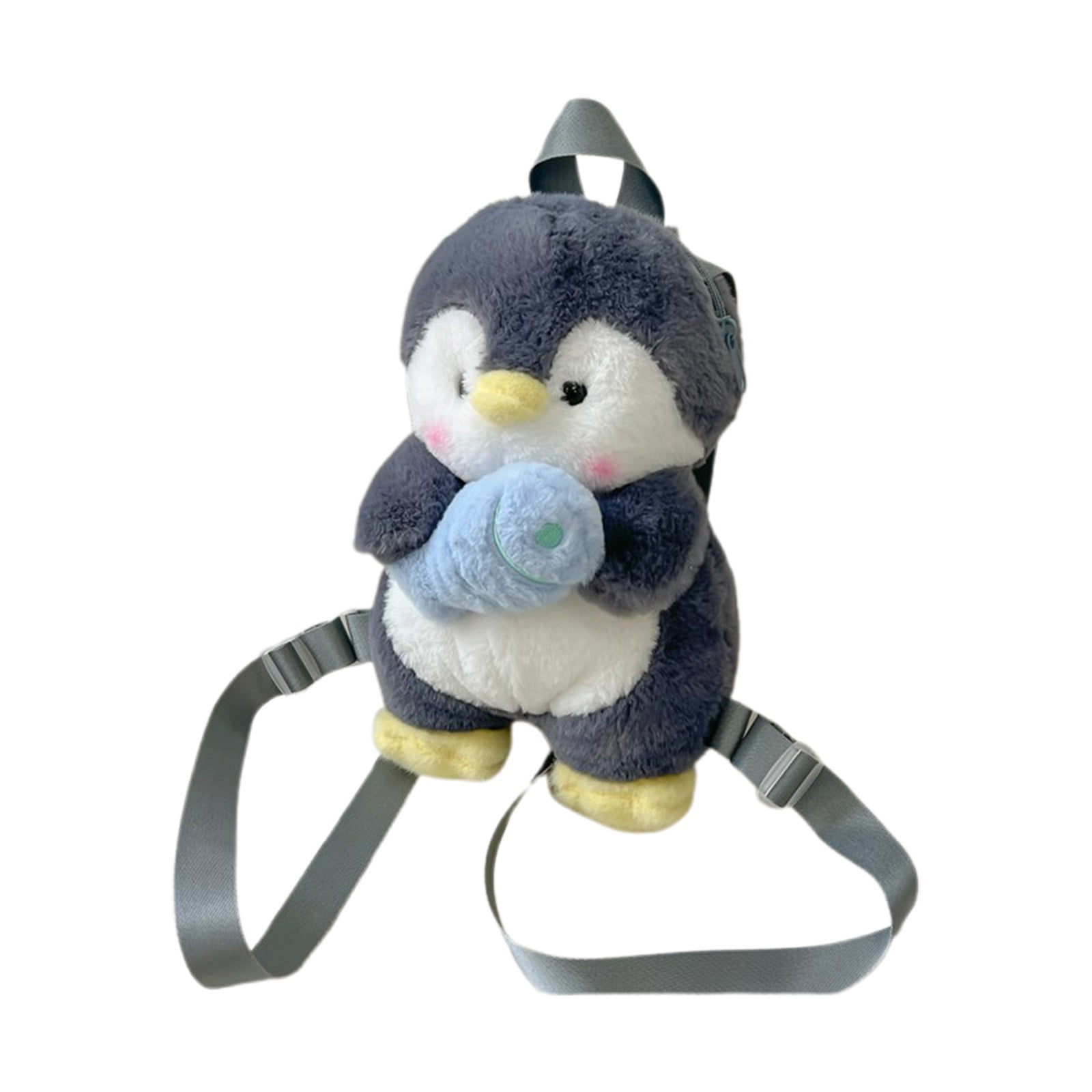 Plush Penguin Backpack, Penguin Plush Purse, Cute Penguin Backpack ...