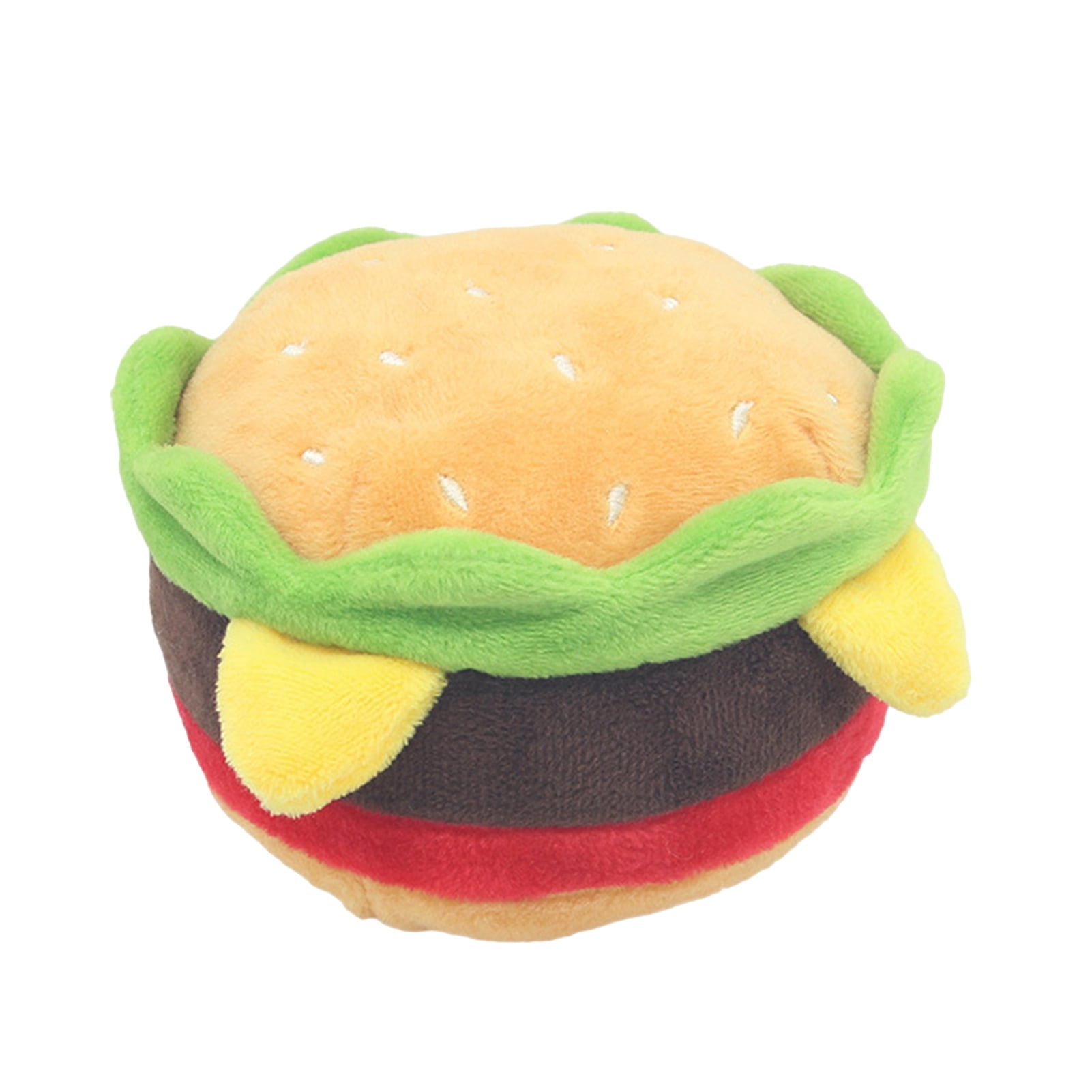 Plush Pet Toy - Soft - Built-in Voice - Milkshake Hamburger - Dog Chew ...