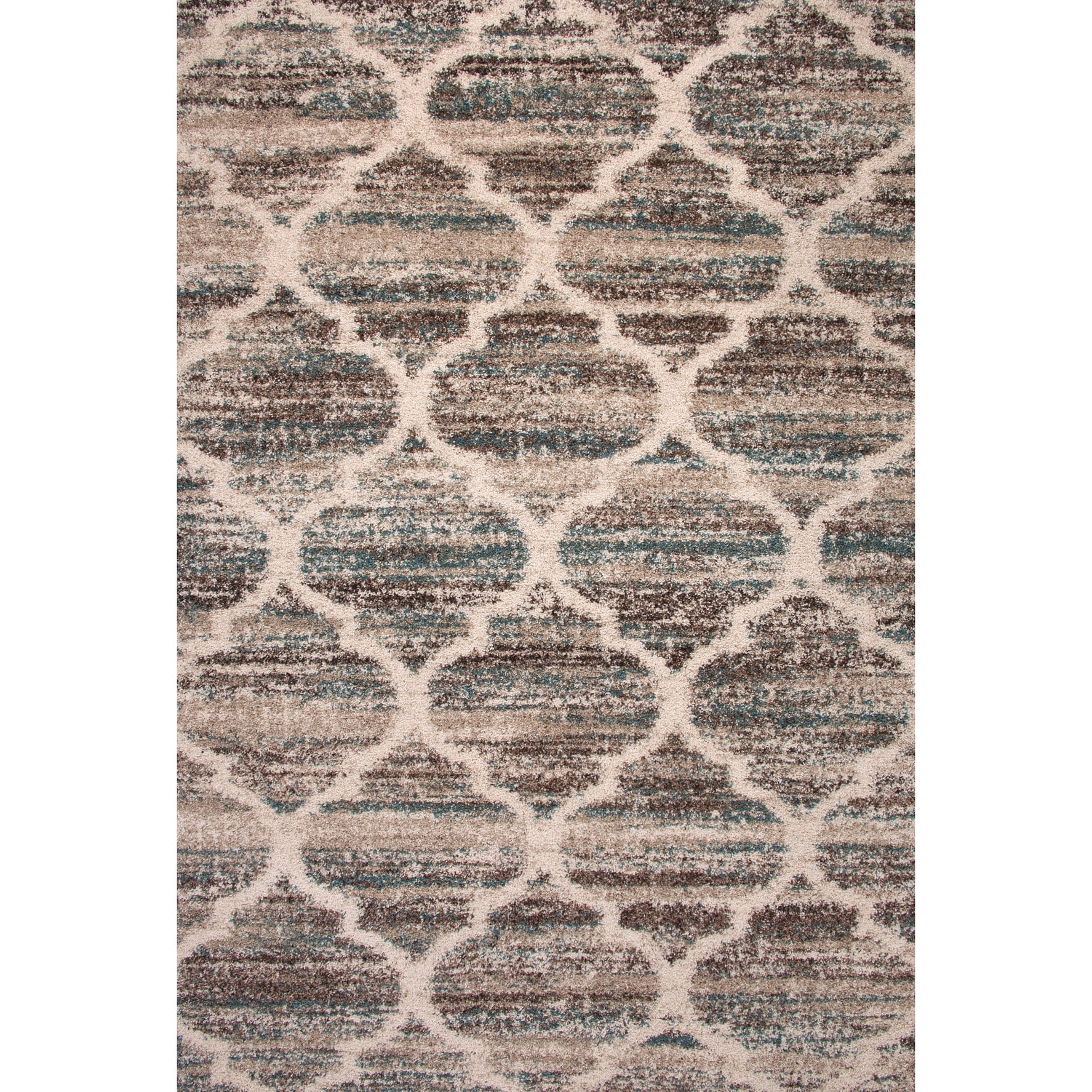 Plush Pile, Neutral Colors - Granada Trellis Area Rug to Pull Room Look ...