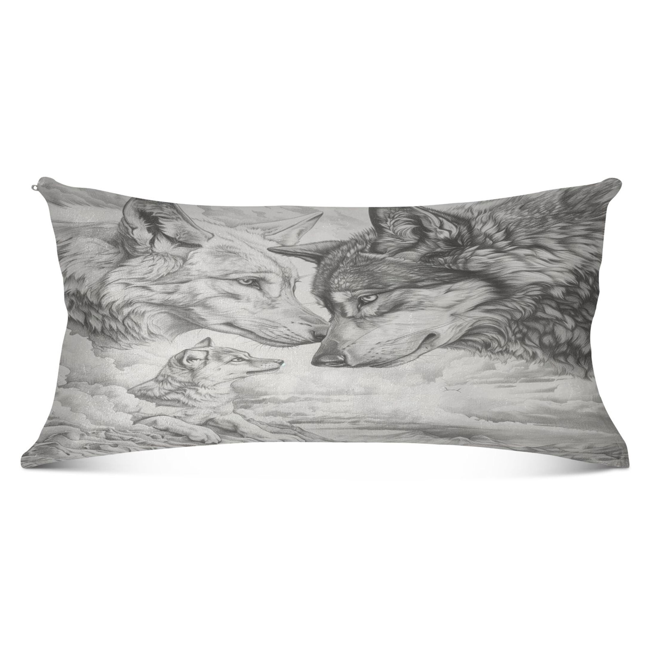 Plush Pillow Cases Body Size Ultra Soft Warm Pillowcases with Zipper ...