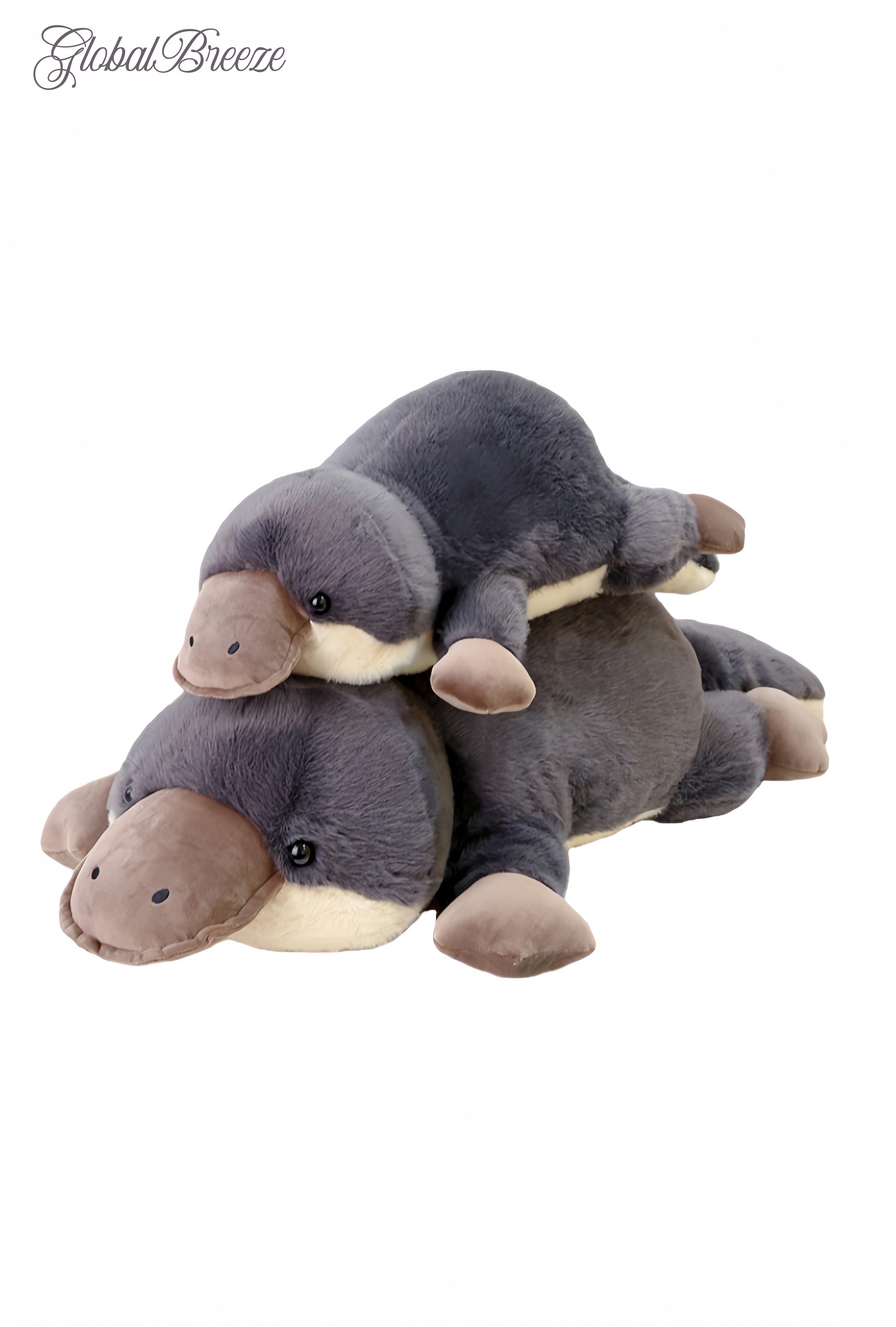 Plush Platypus Stuffed Animal Toy, Soft Realistic Duck Beaver Plush ...