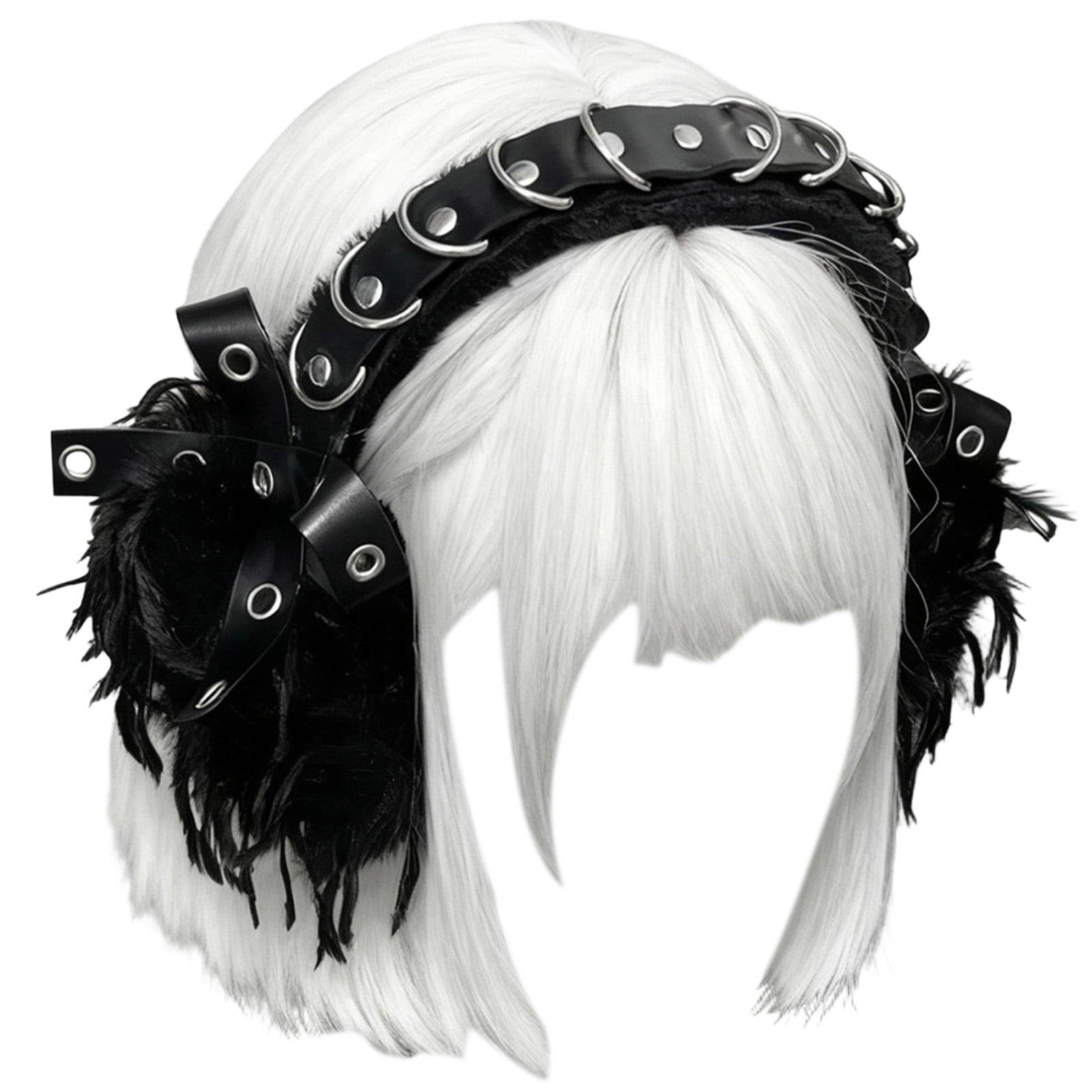 Plush Punk Theme Ear Muffs For Halloween Party Subcultural Ear Covers ...