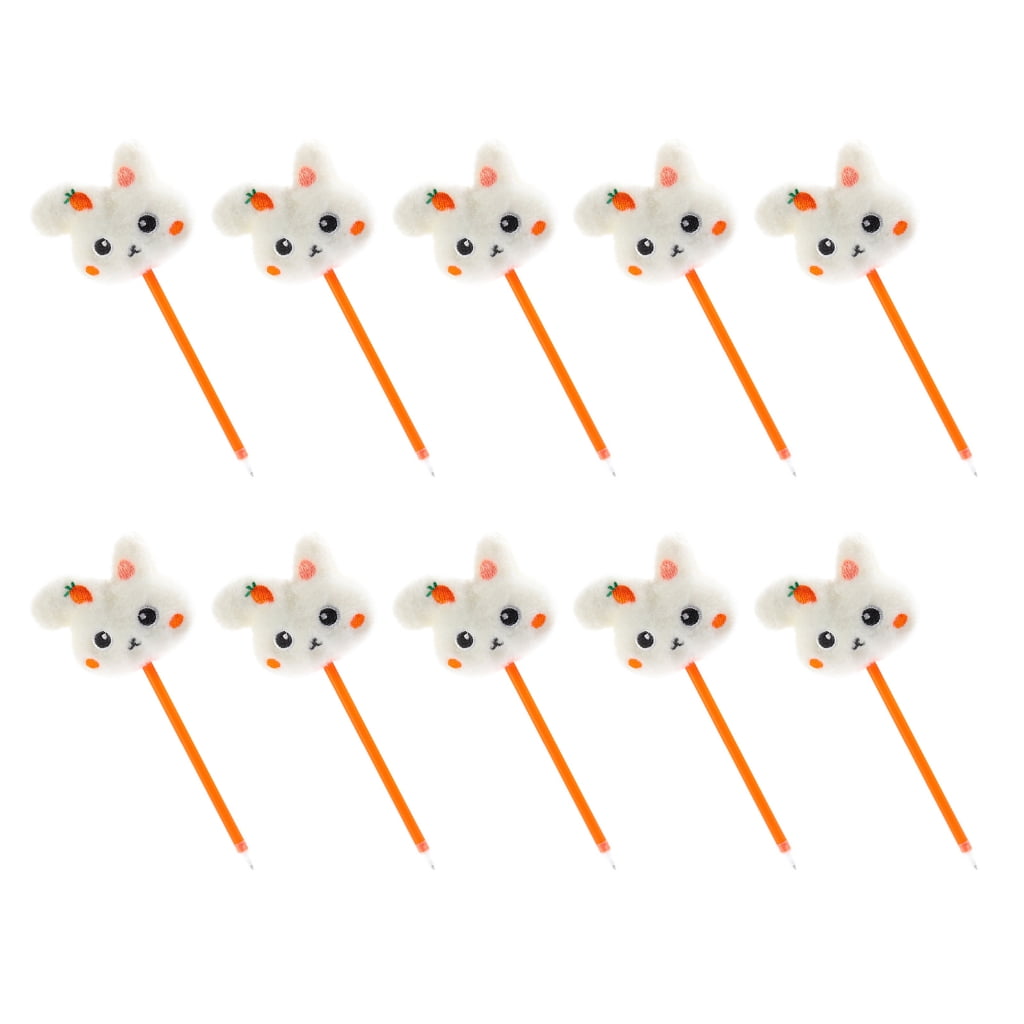 Plush Rabbit Ballpoint Pen Cartoon Ballpoint Pen Funny Writing Pen ...