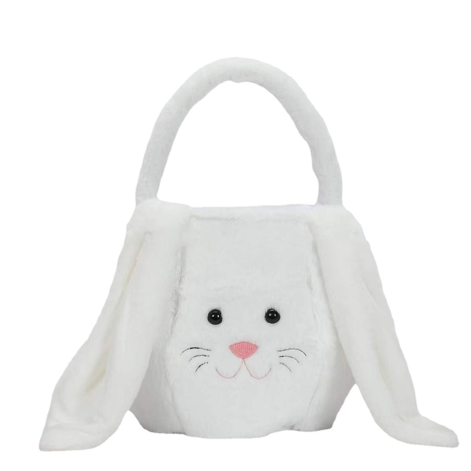 Plush Rabbit Easter Gift Basket Multi use and Festive Party Decoration ...