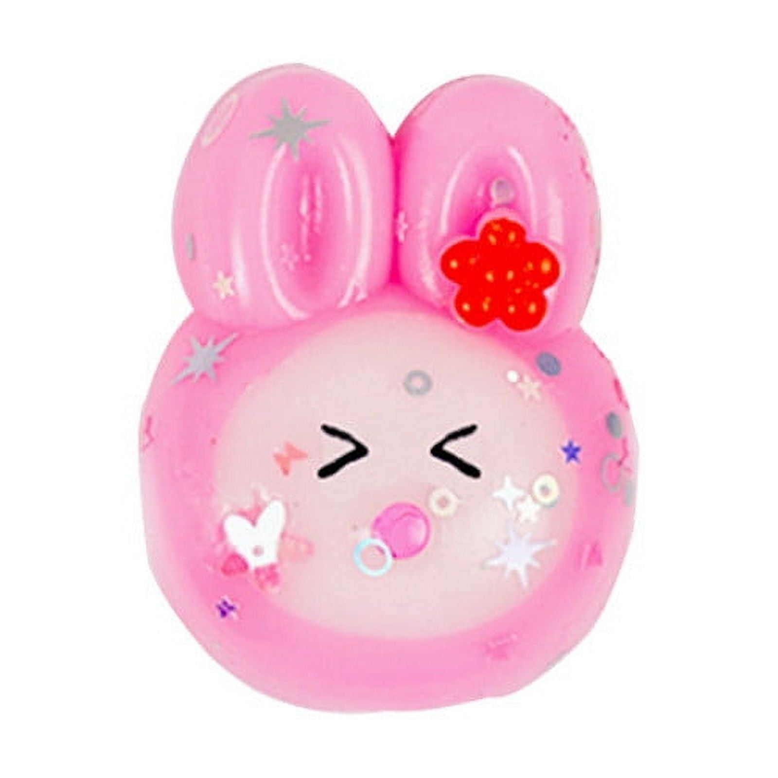 Plush Rabbit Squeeze Toy for Stress Relief Soft Portable Anxiety Relief ...