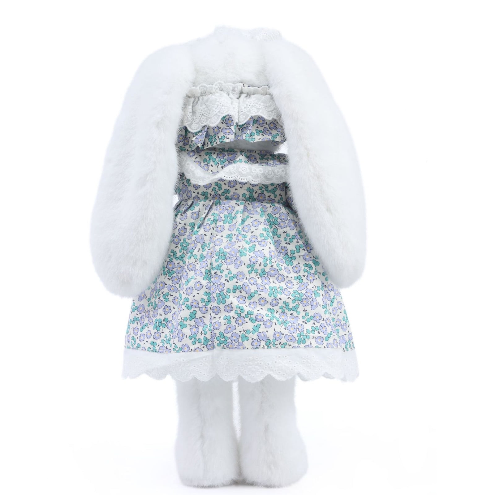 Plush Rabbits Stuffed Doll Toy With Lovely Dress Long Ear Comforting ...