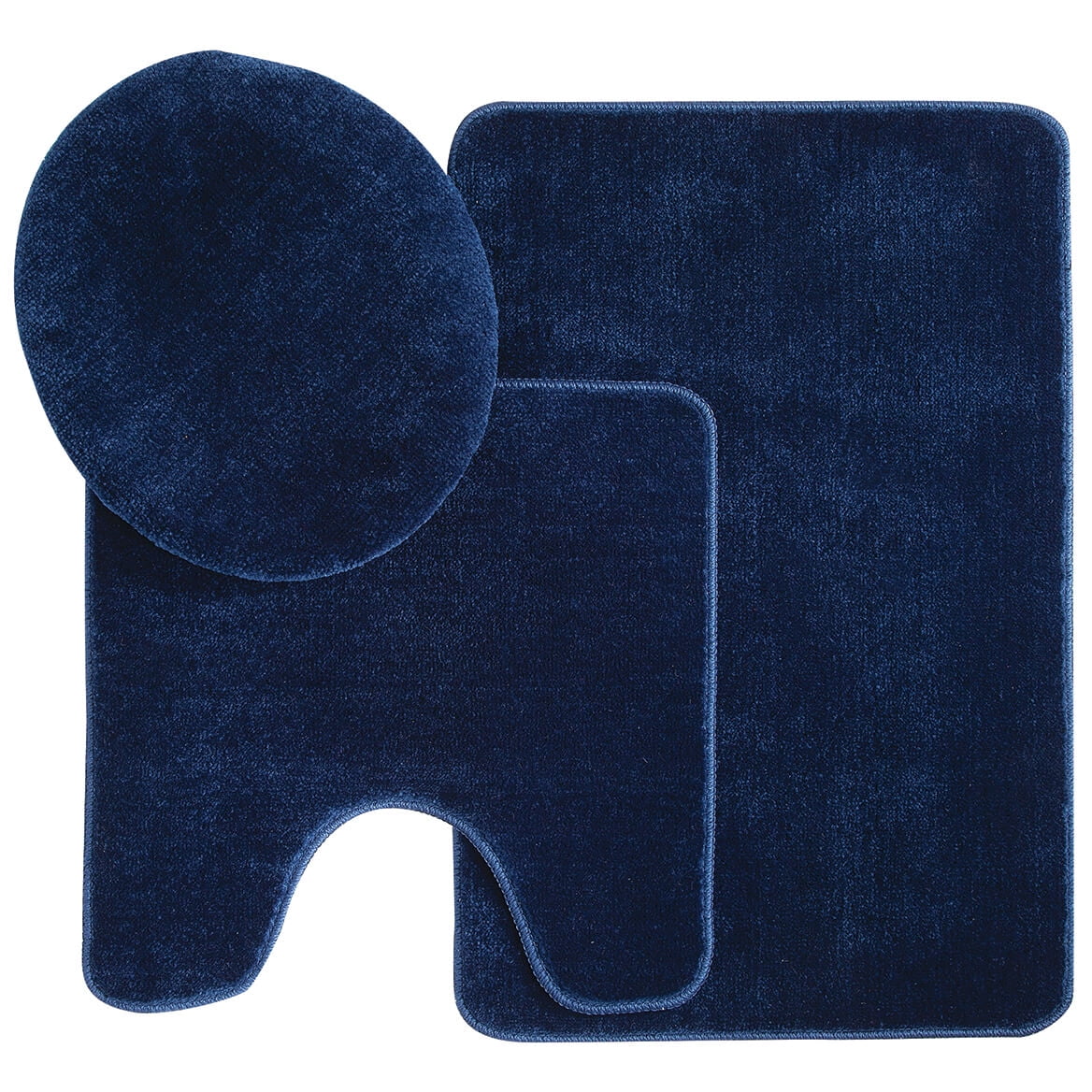 Plush Rug and Lid 3 Pc Bath Set - Walmart.com