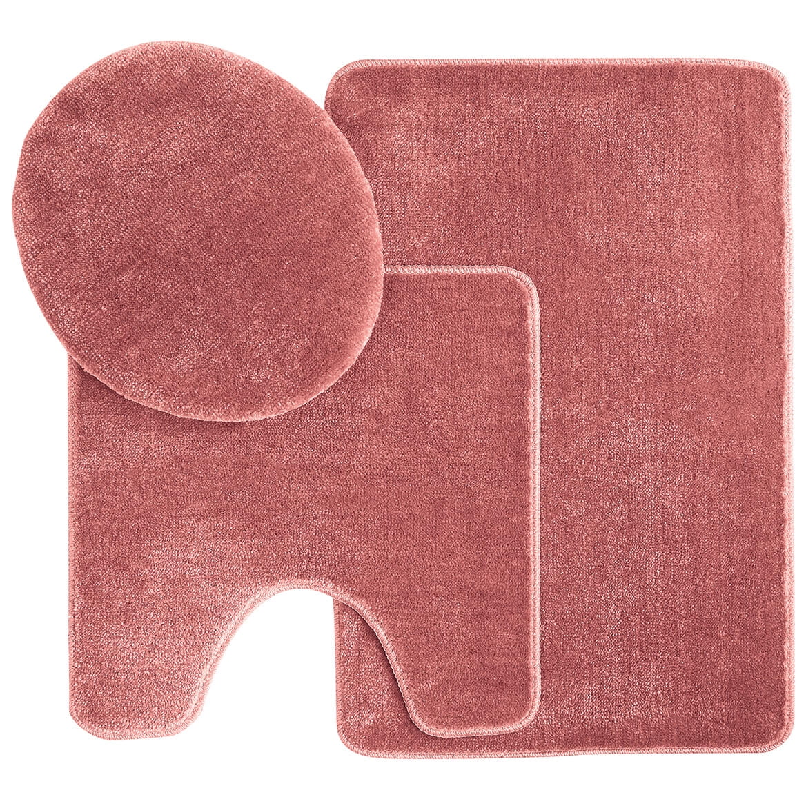 Plush Rug and Lid 3 Pc Bath Set - Walmart.com