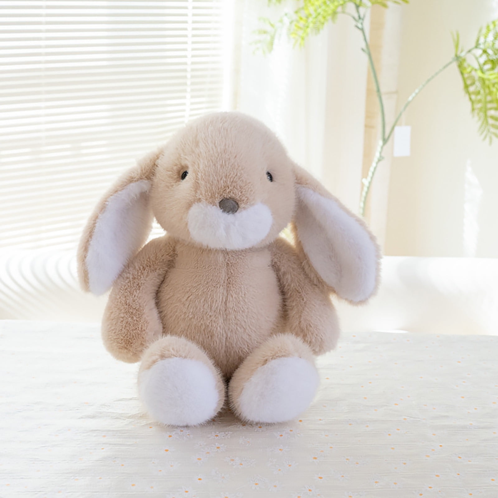 Plush Running Rabbit Toy | Long-Eared Lifelike Stuffed Animal | Soft ...