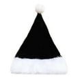 Plush Santa Hat Furry Christmas Hat Christmas Party Hat Headdress Party ...