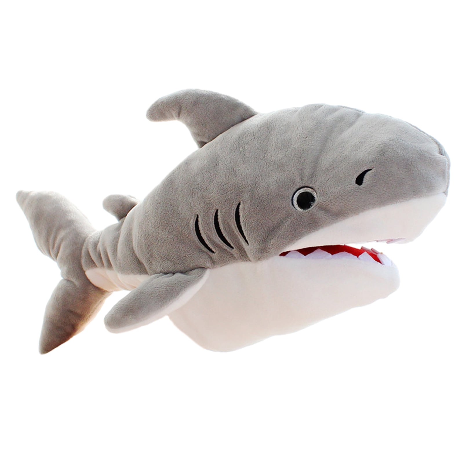 Plush Sea Animal Hand Puppet Movable Mouth Shark Whale Turtle Octopus ...