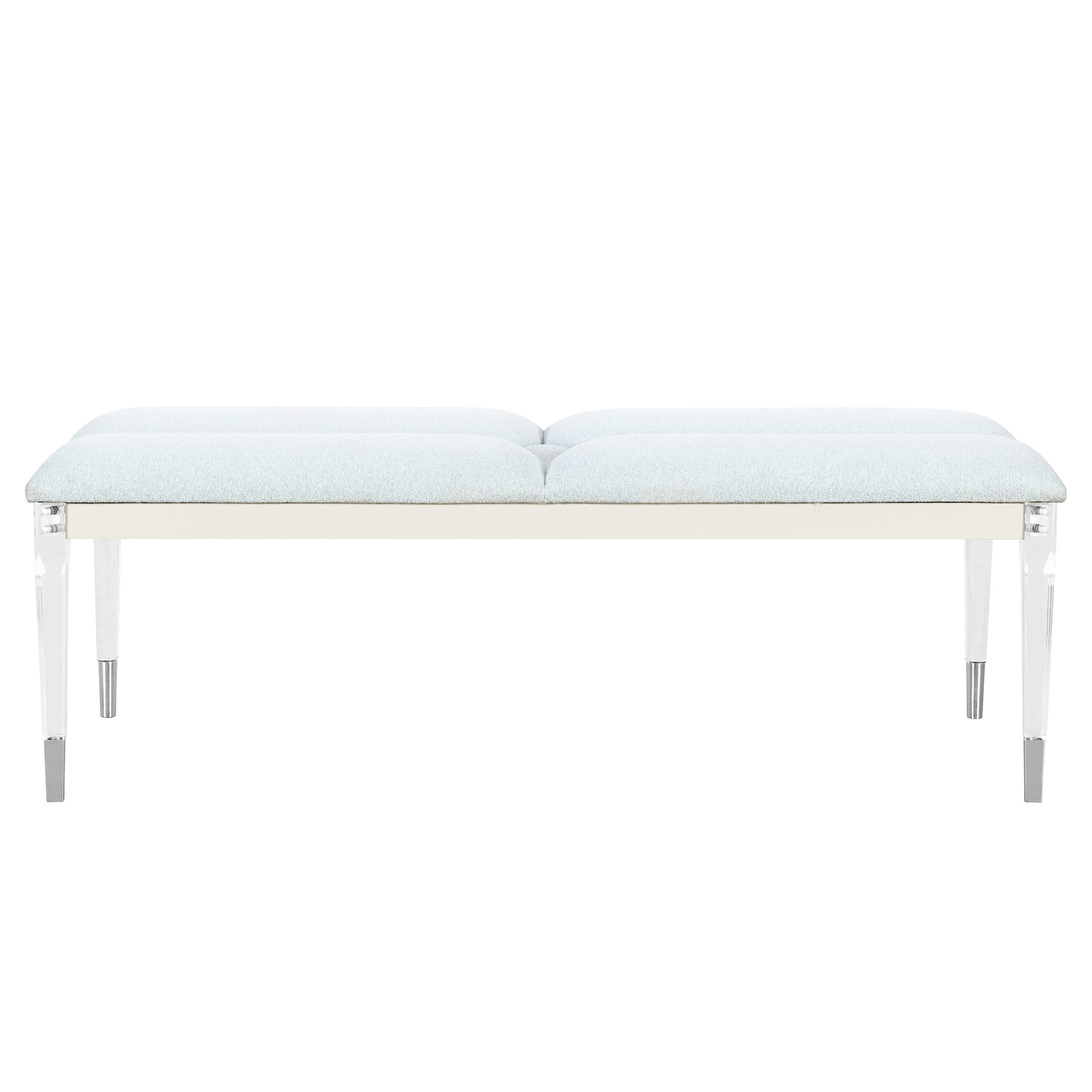 Plush Seating Bench+Sturdy Solid Wood Base-“Bedroom Drying Hair ...