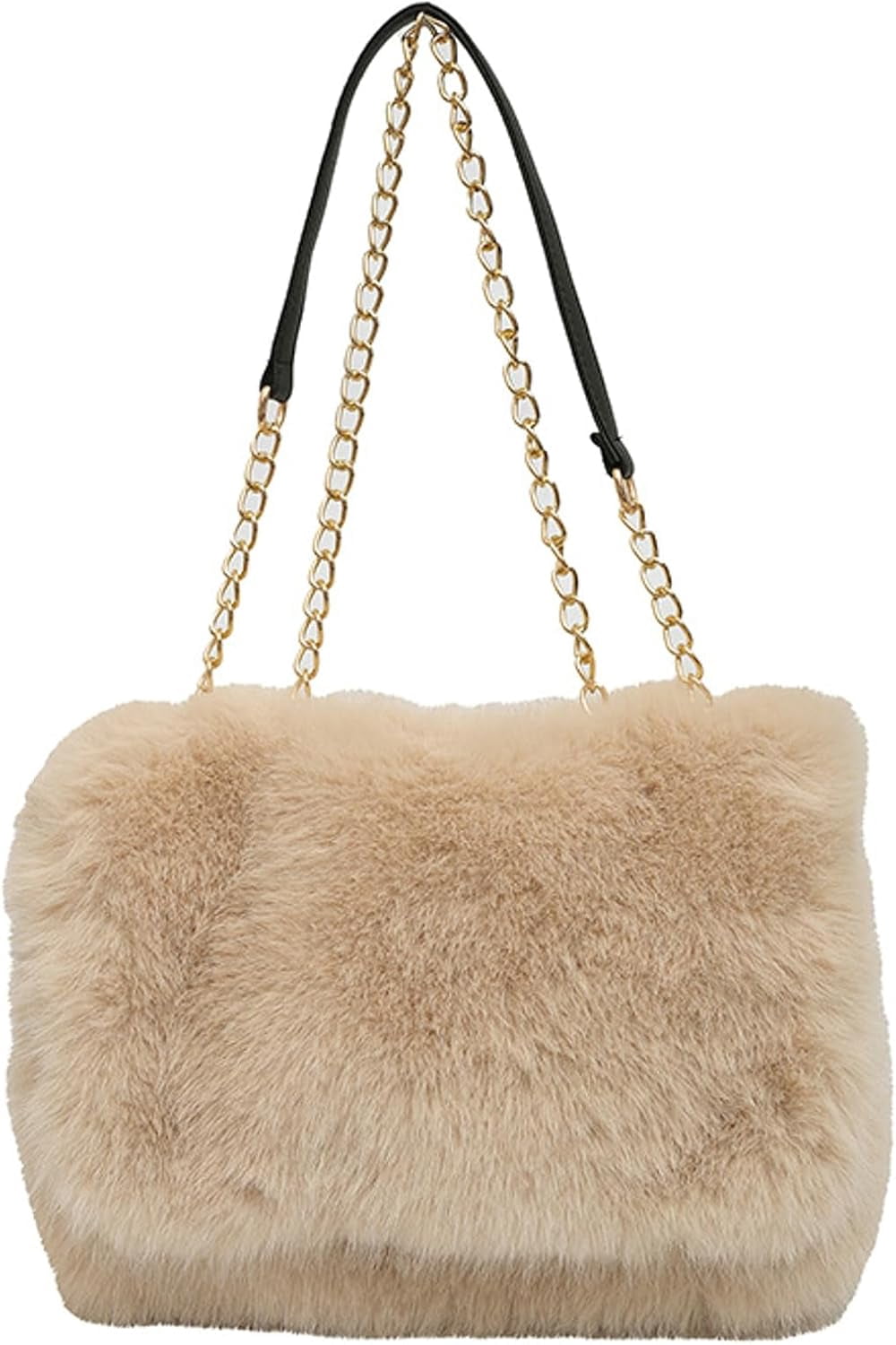 Plush Shoulder Bag Women Fall Winter Casual Crossbody Flap Tote Bag ...