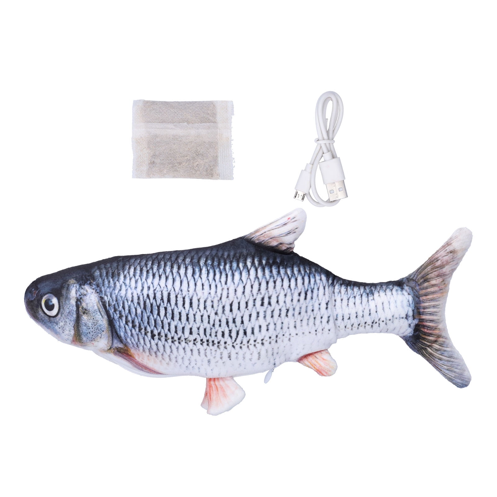Plush Simulation Electric Doll Fish Automatic Flopping,Electric Fish ...