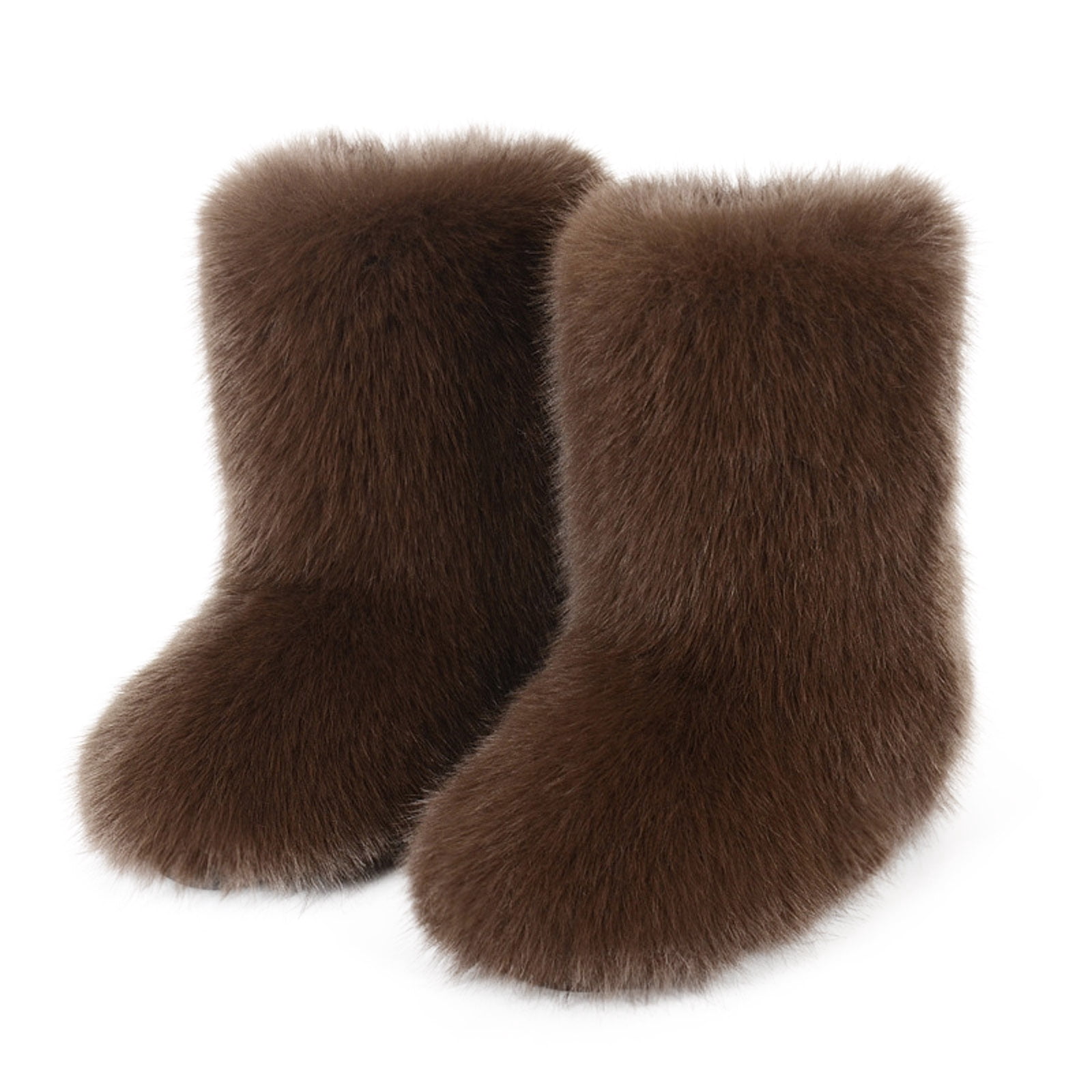 Plush Slipper Booties for Women Winter Warm Fashion Indoor Home Slip on ...
