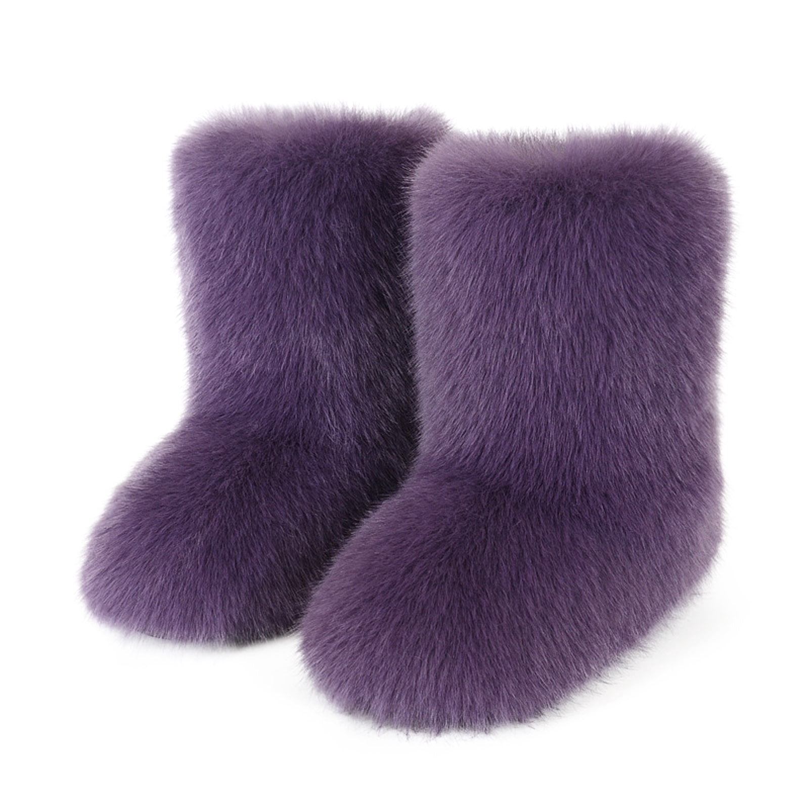 Plush Slipper Booties for Women Winter Warm Fashion Indoor Home Slip on ...
