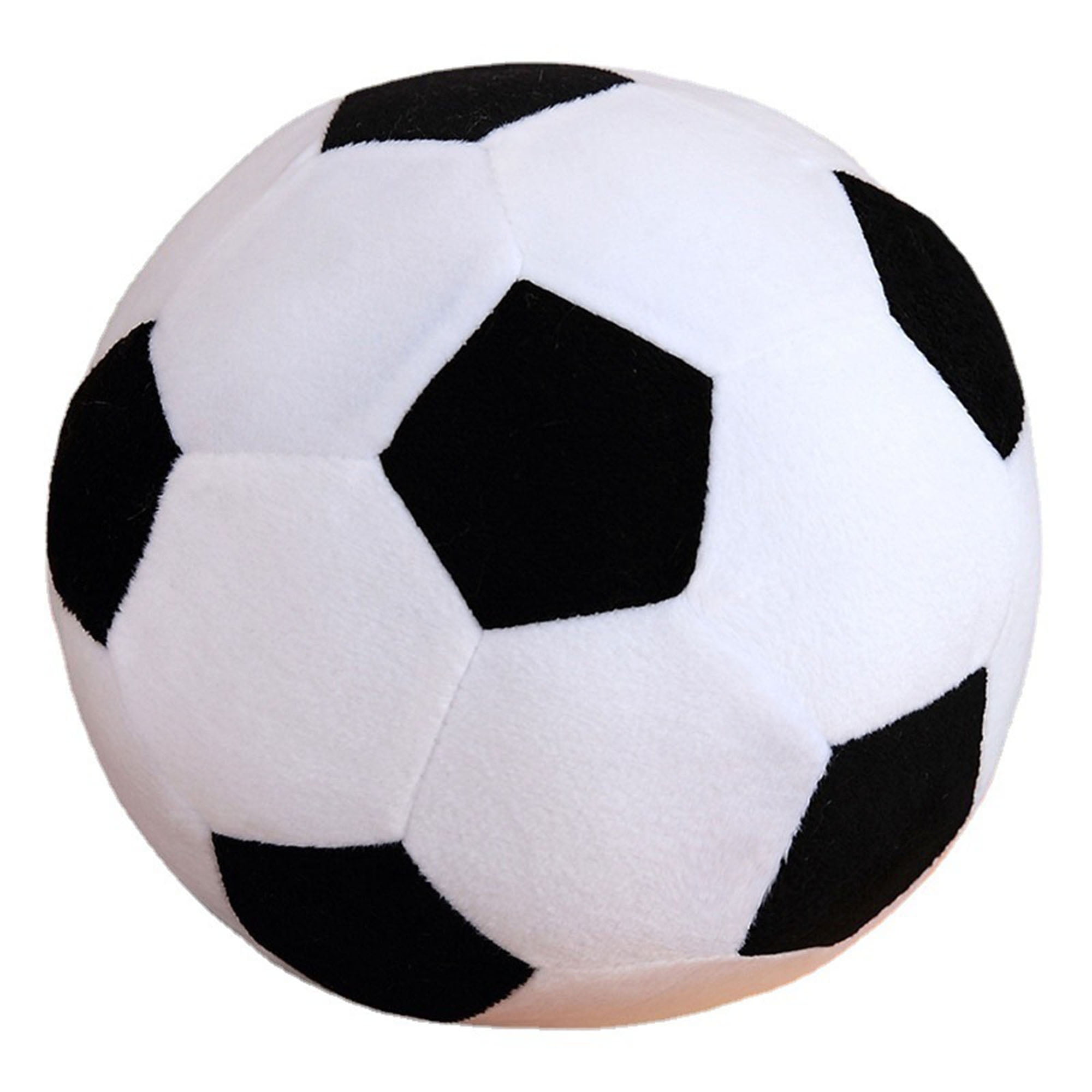 Plush Soccer Ball, 11.8 Soft Soccer Stuffed Toy Soccerball Throw Pillow ...