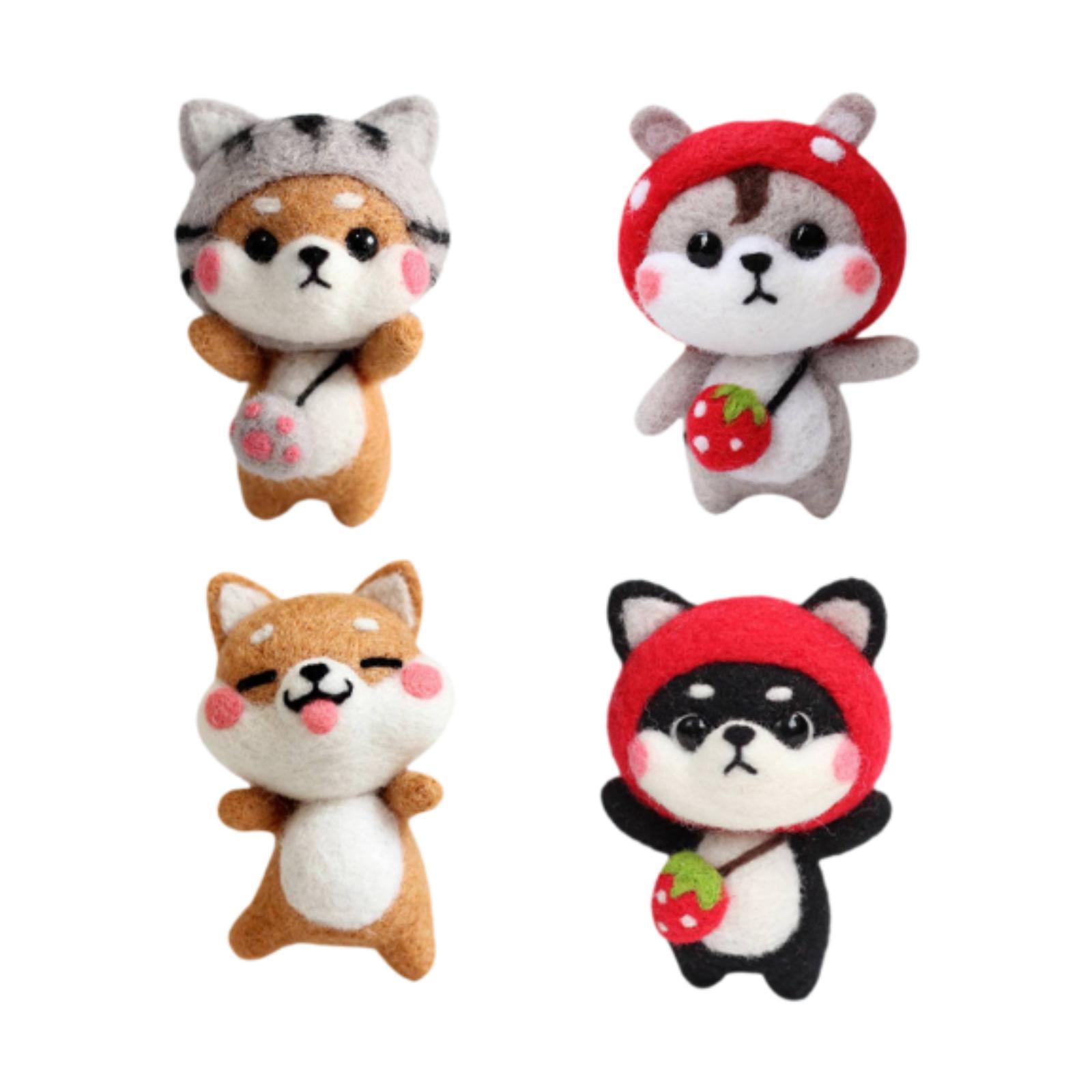 Tachiuwa Felting Kit Animal Doll Felting Set Handmade Wool Felting ...