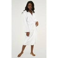 Plush Soft Warm, Robe for Women Terry Velour Turkish Bathrobe Cotton ...