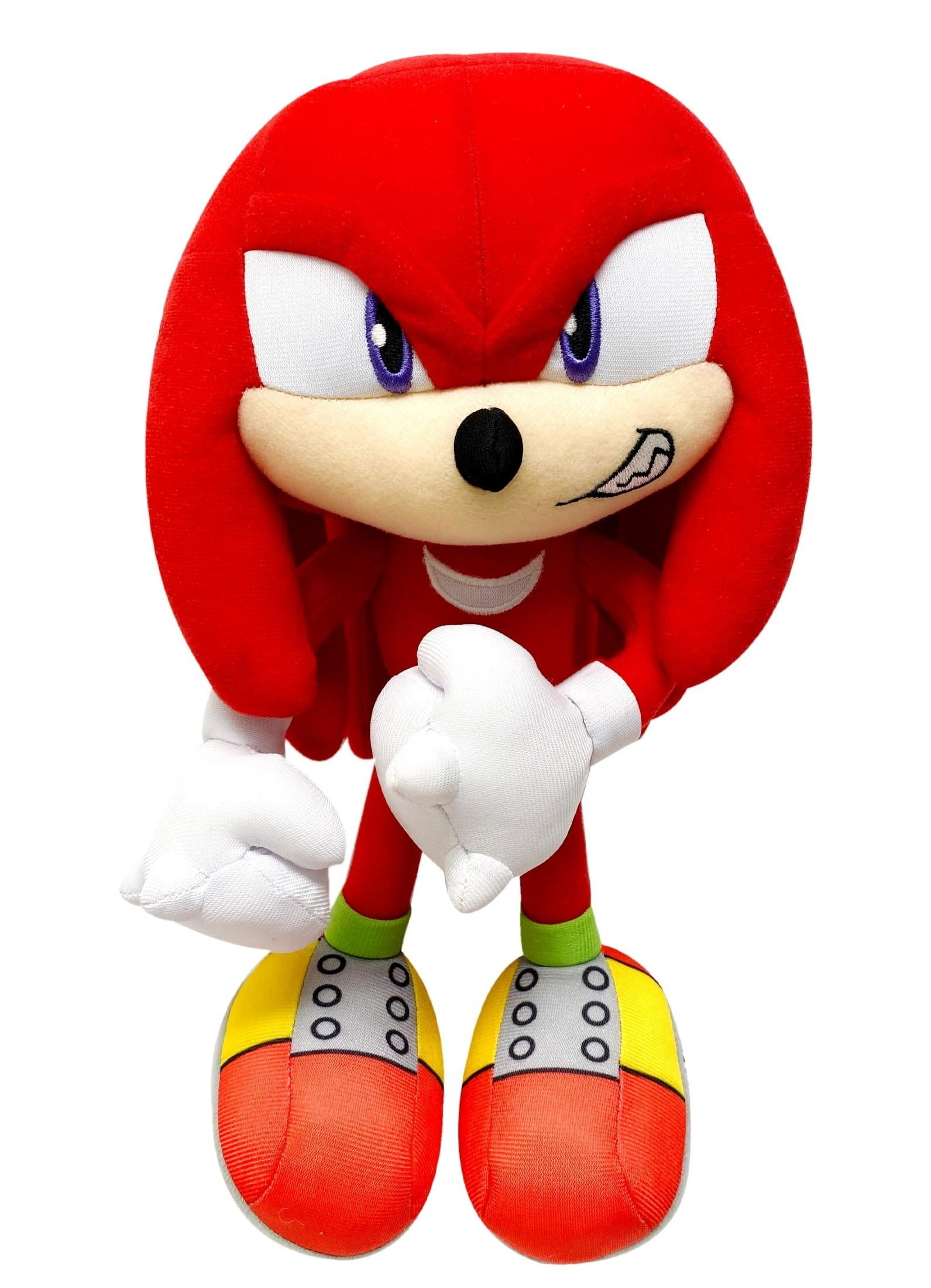 Sonic The Hedgehog - 10'' Knuckles Grin Plushie Stuffed Toy - Walmart.com