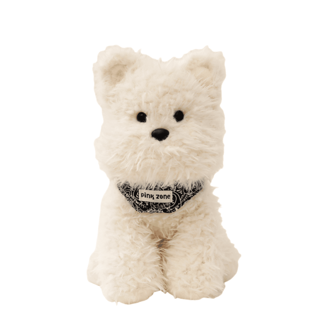 Plush Standard Poodle Plush Toy - Realistic Three Colors Poodle Stuffed ...